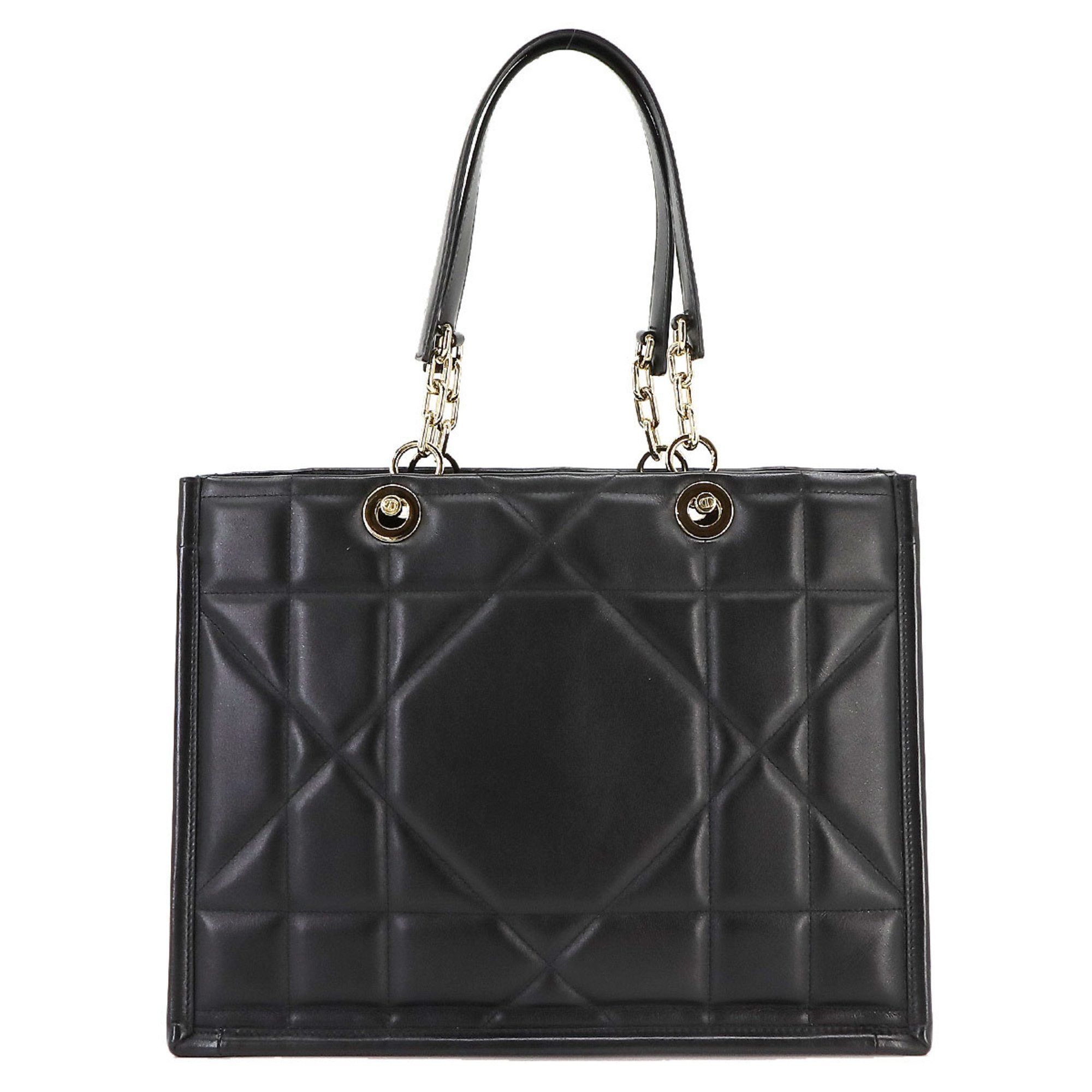 Dior Christian Dior Essential Archicanage Tote Bag Leather Black | Grailed