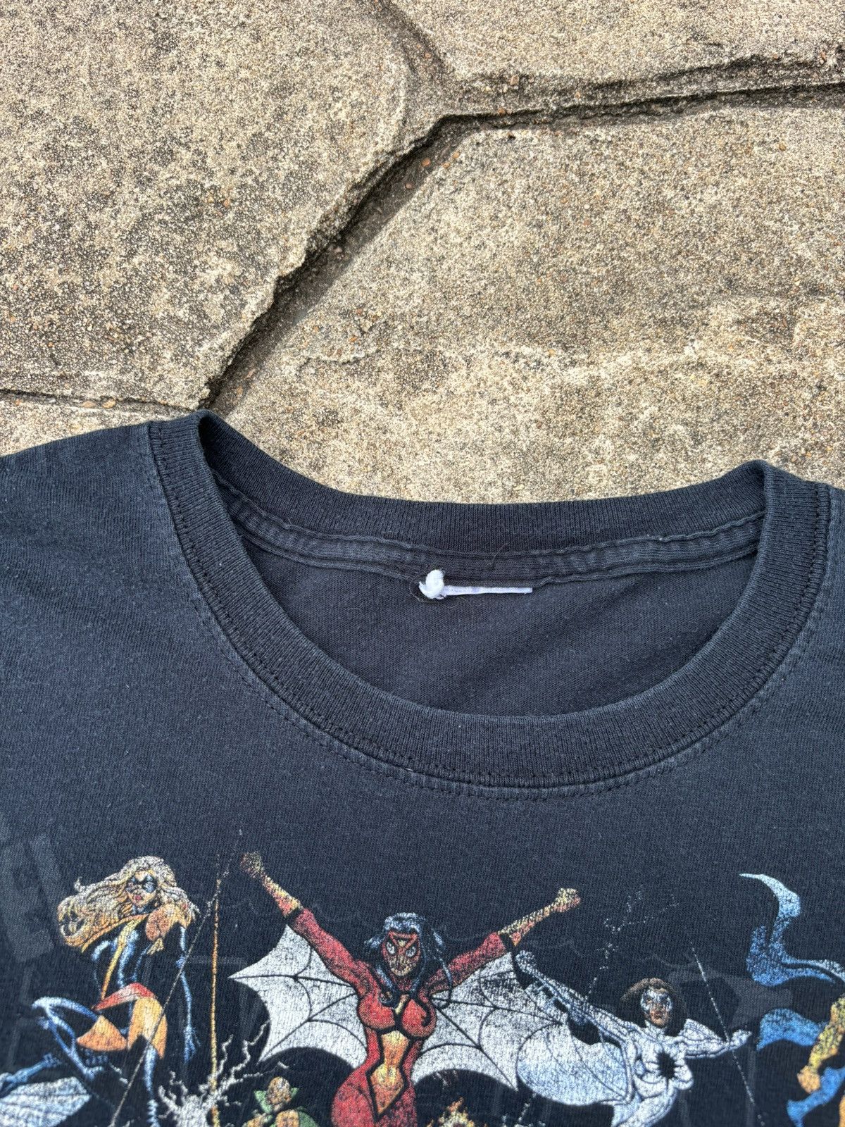 Vintage Y2K Marvel Mad Engine Style AOP Graphic Tshirt | Grailed