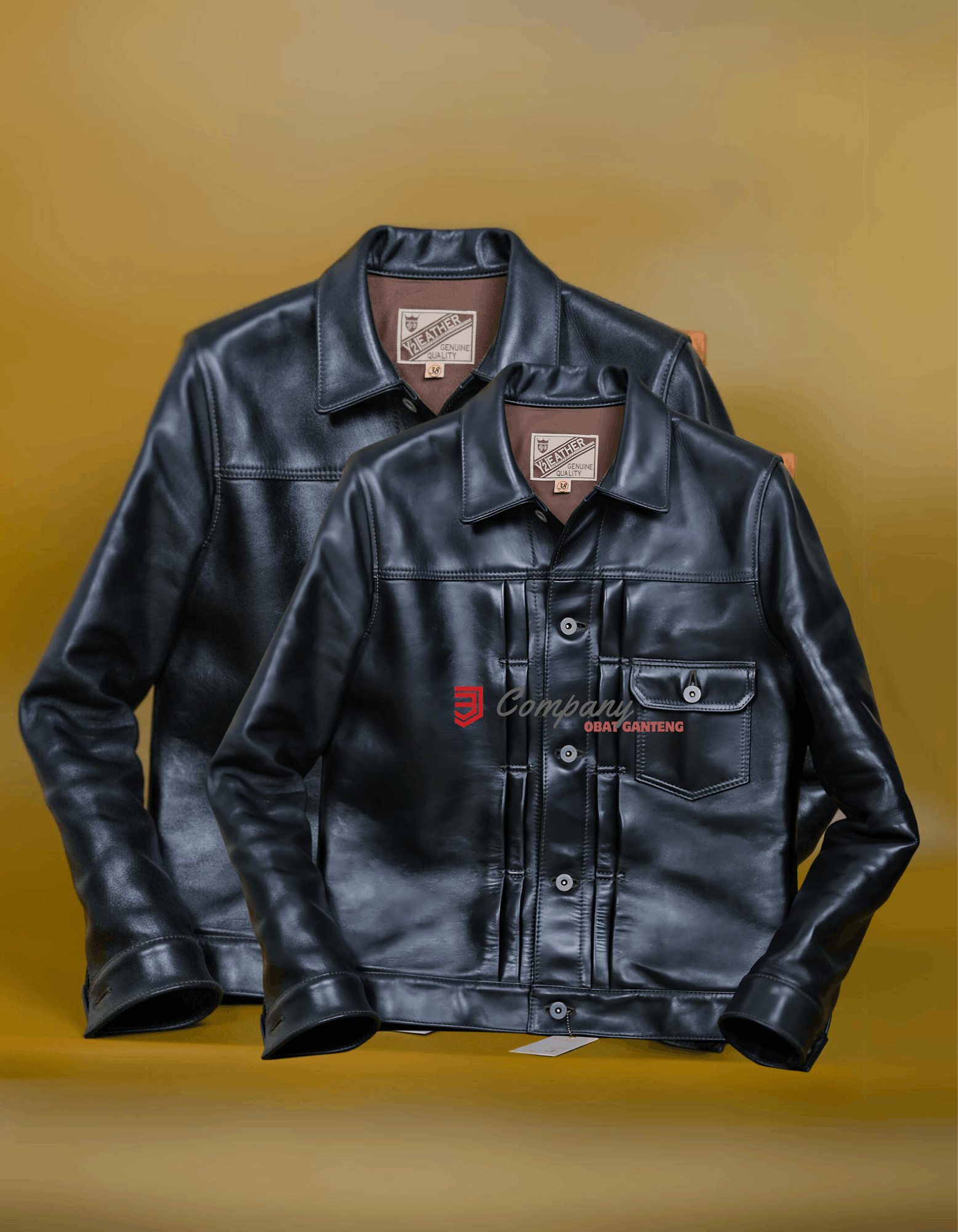 Y'2 Leather Y2 Leather Jacket Horsehide indigo made japan | Grailed