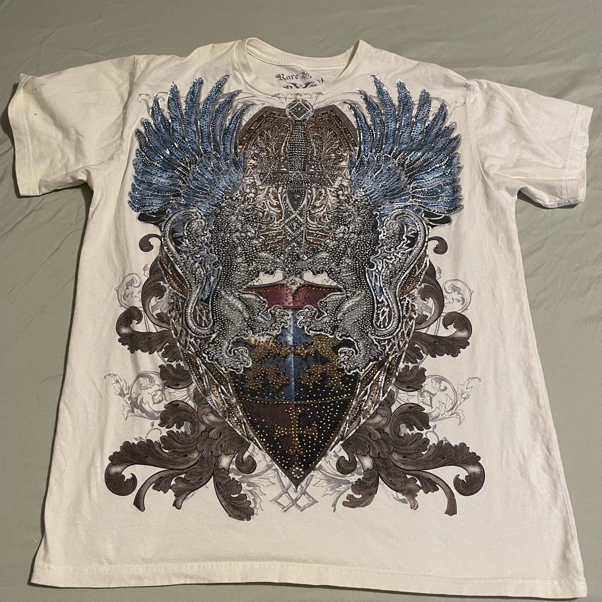 Affliction × Ed Hardy × Vintage Affliction style graphic t shirt | Grailed