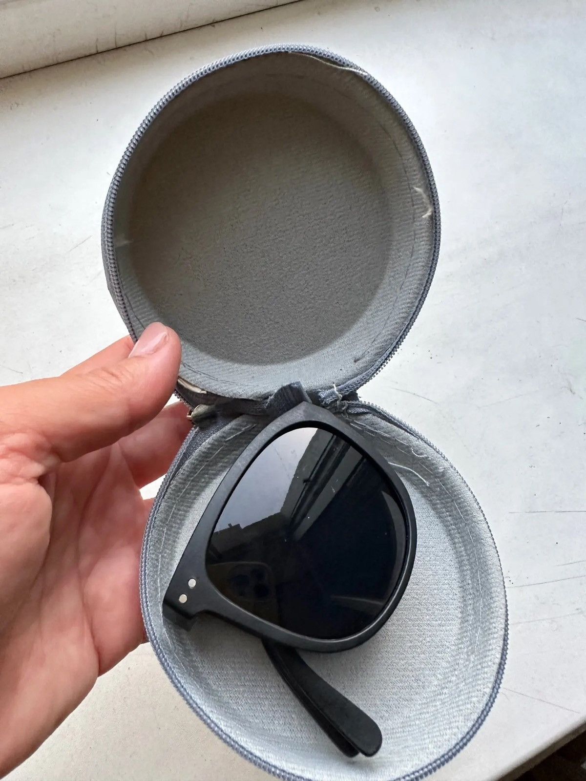 Streetwear Black Frame Folding Sunglasses | Grailed