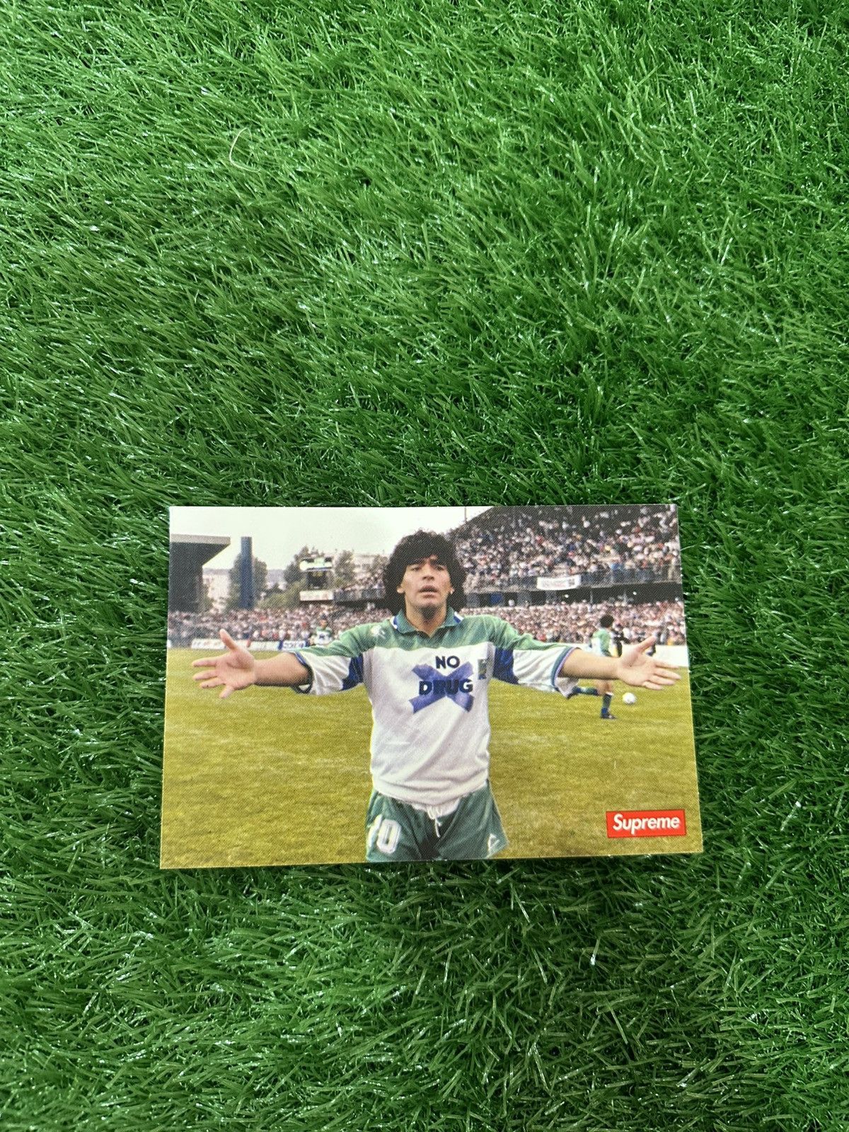 Supreme × Vintage Supreme Maradona Sticker | Grailed
