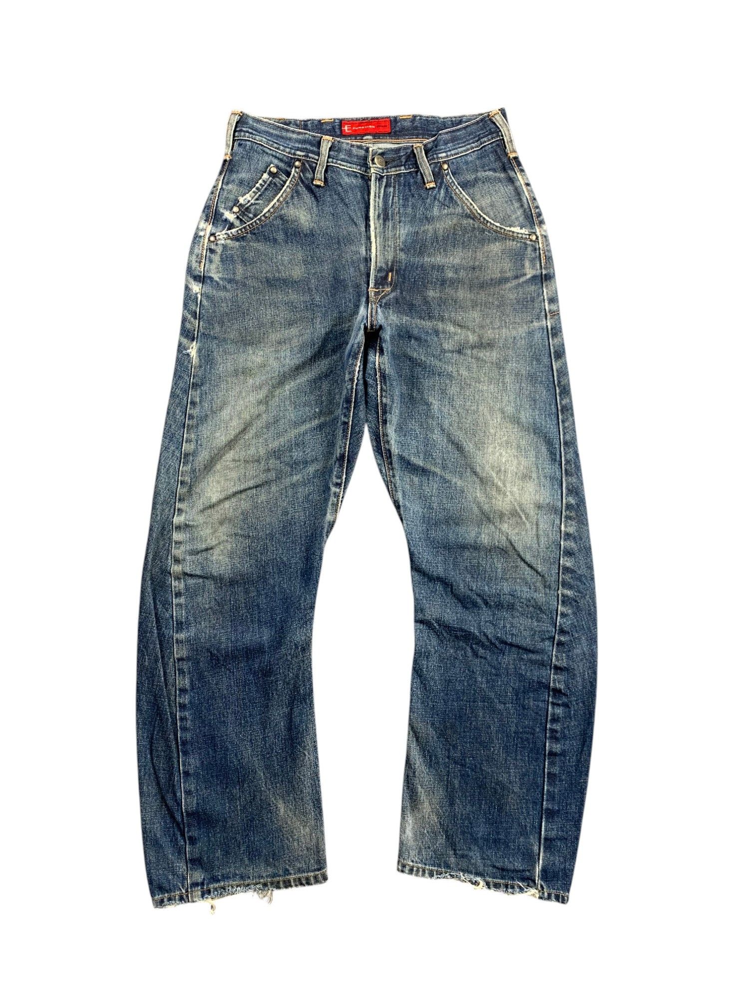 Edwin Vintage Edwin E Function Faded Blue Jeans | Grailed