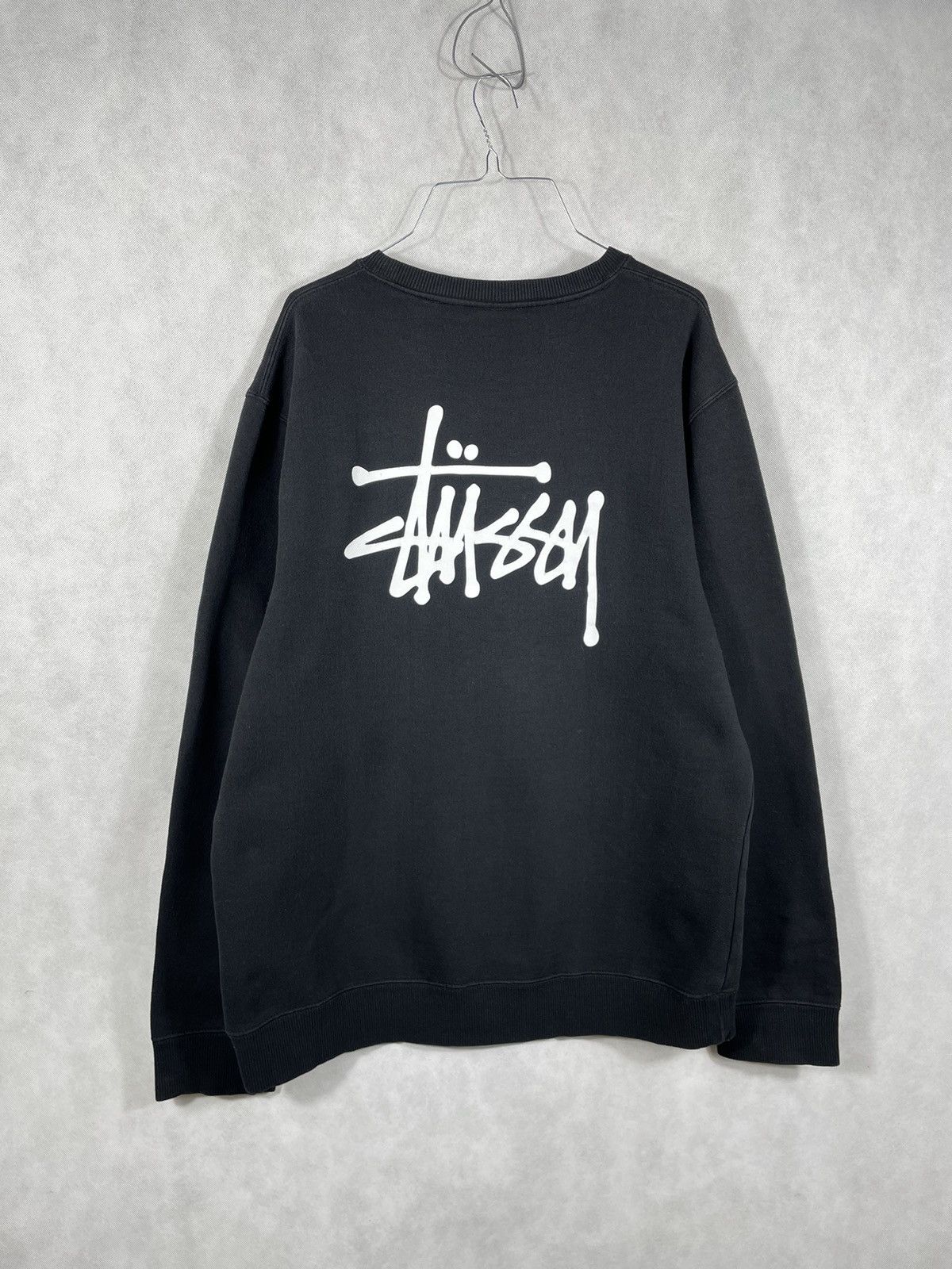 Streetwear × Stussy × Vintage Vintage 90s Stussy Big Logo hoodie nice ...