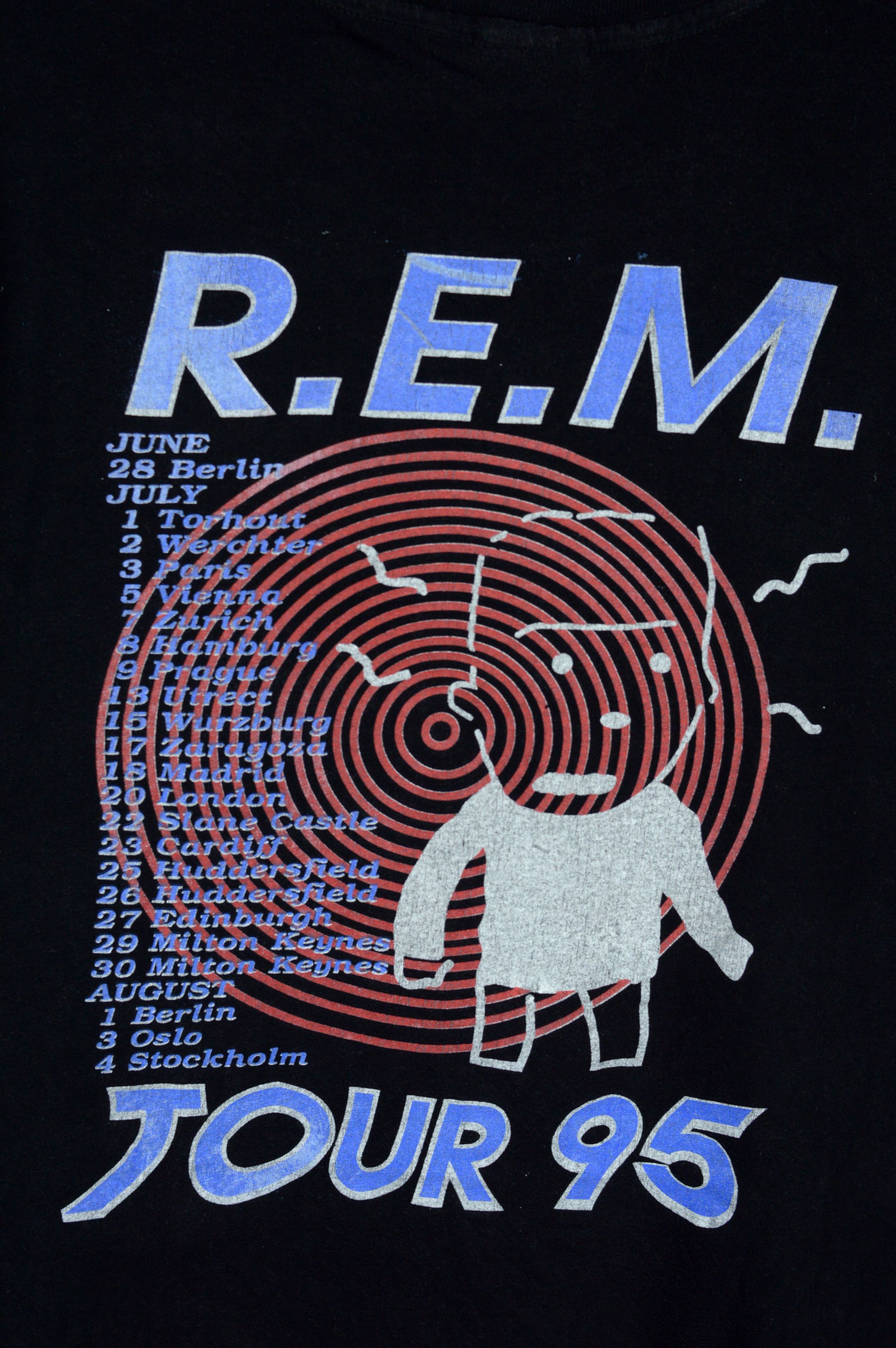 R.E.M. Vintage REM 1995 Tour t shirt | Grailed