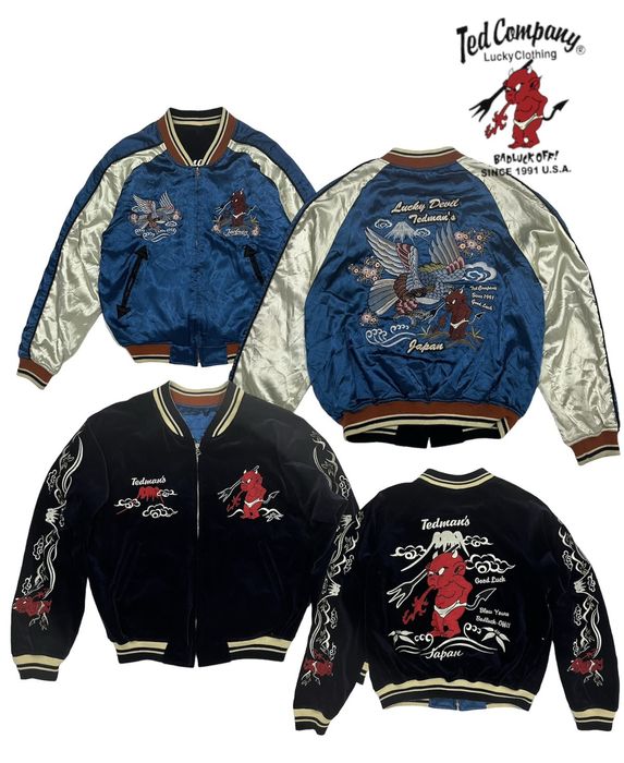 Tedman Vintage Double Sided Tedman Company Sukajan embrodery Jacket ...