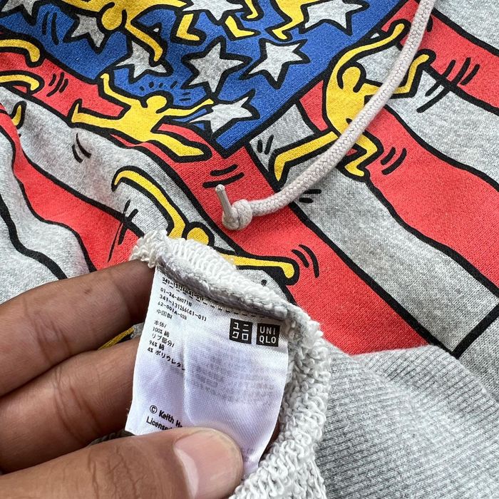 Uniqlo Uniqlo Keith haring Flag hoodie | Grailed