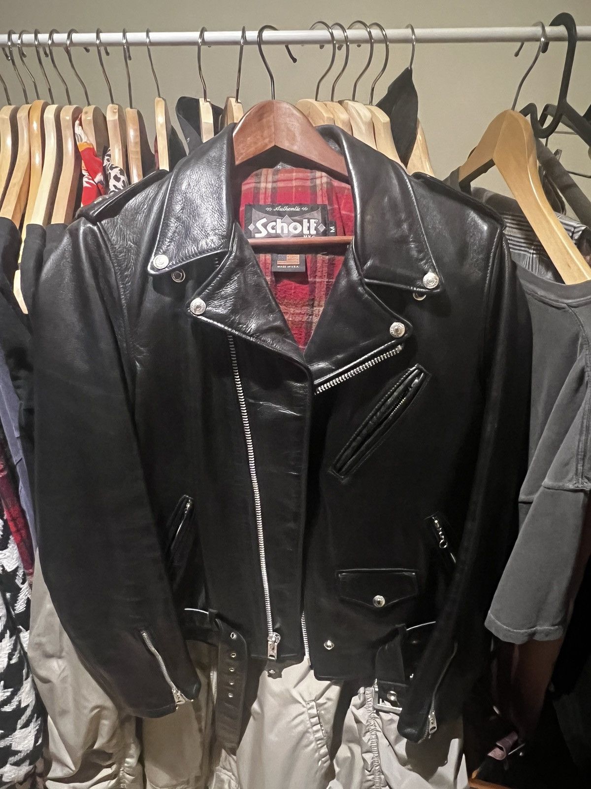 Schott Schott NYC Perfecto x Urbanoutfitters leather moto jacket | Grailed