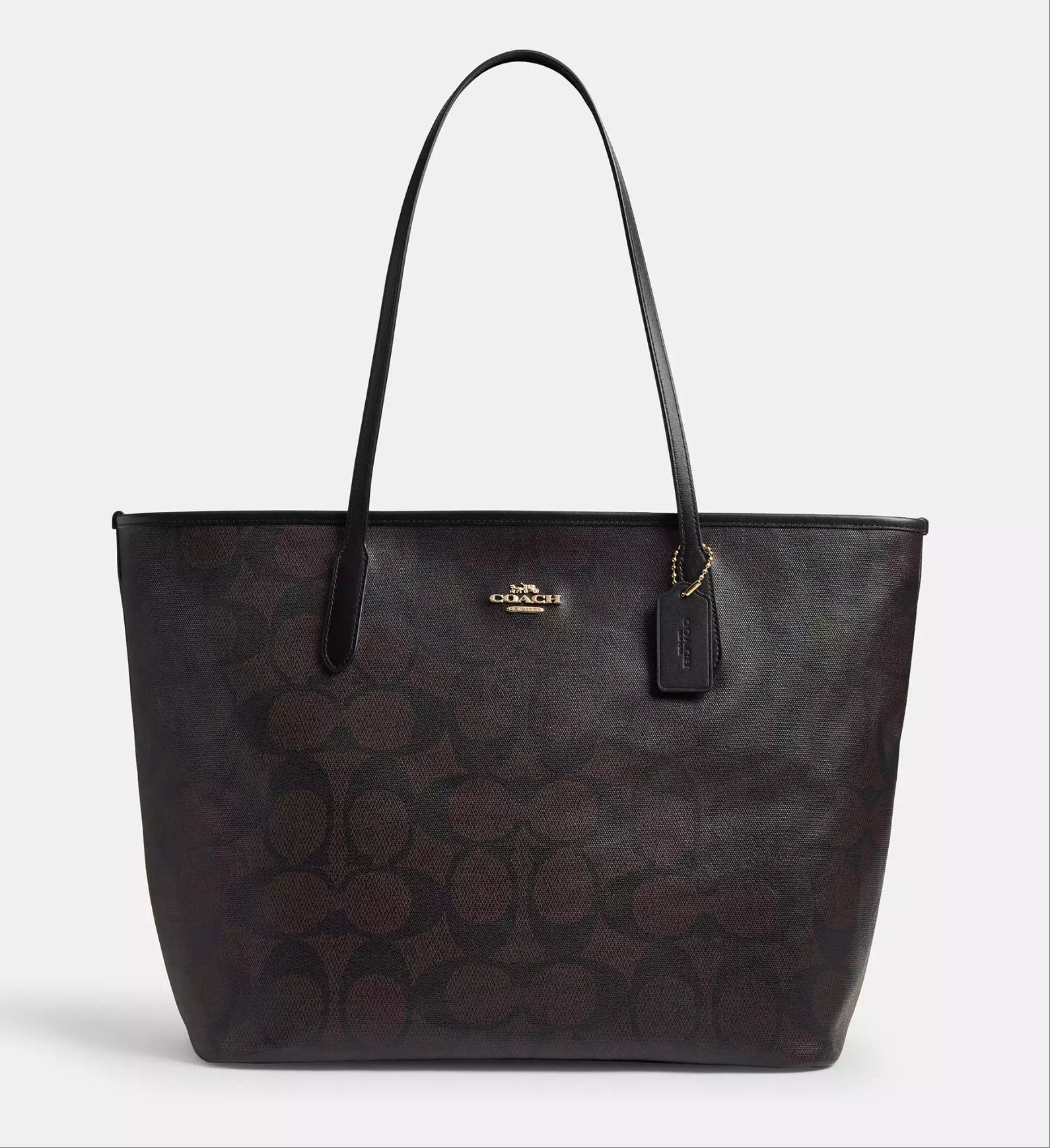 Coach Large City Tote Bag In Maxi Signature Canvas CCD66 | Grailed