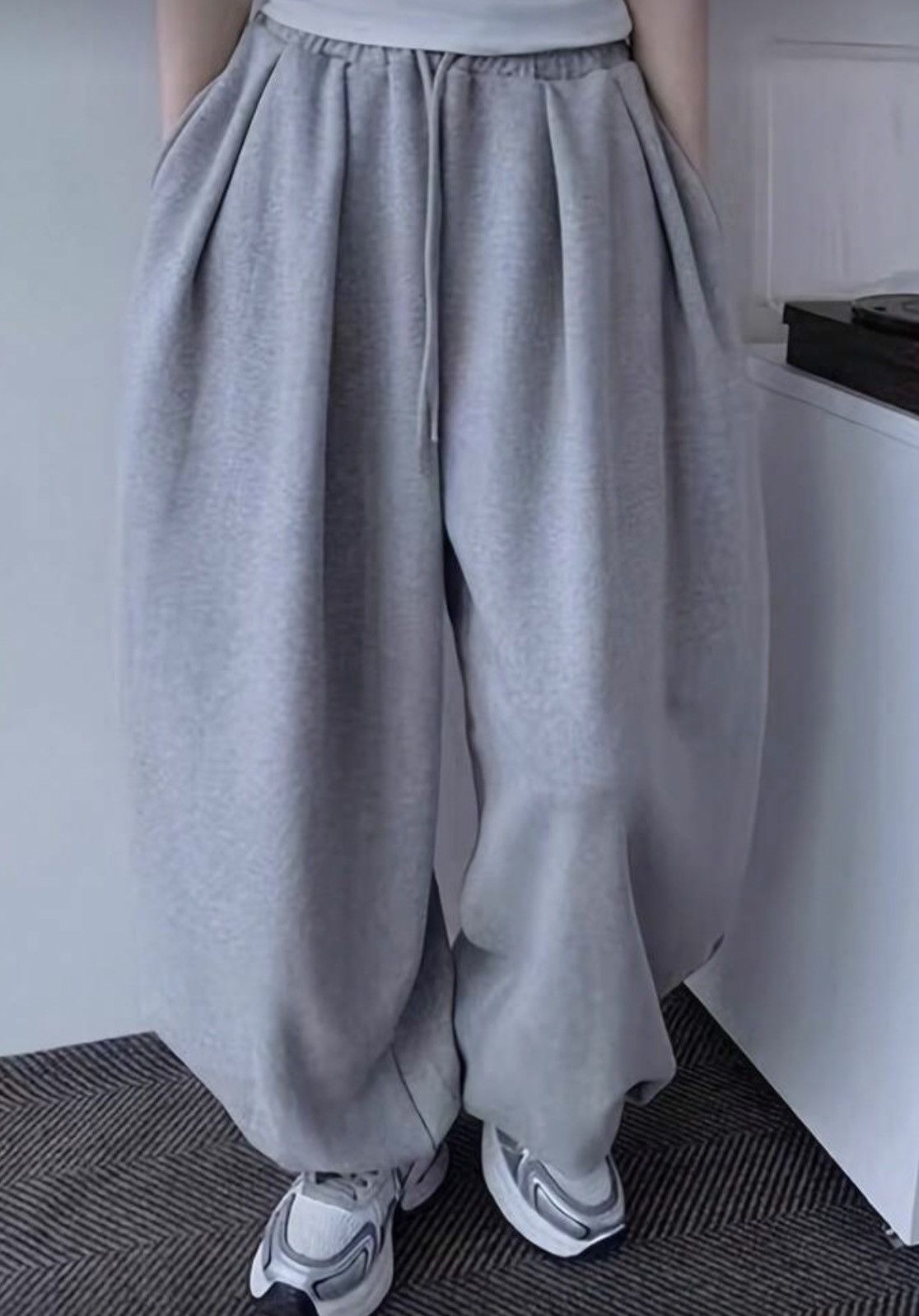 Japanese Brand ☁️ Volume-Fit Fleece Balloon Pants | Ultra Baggy | Grailed