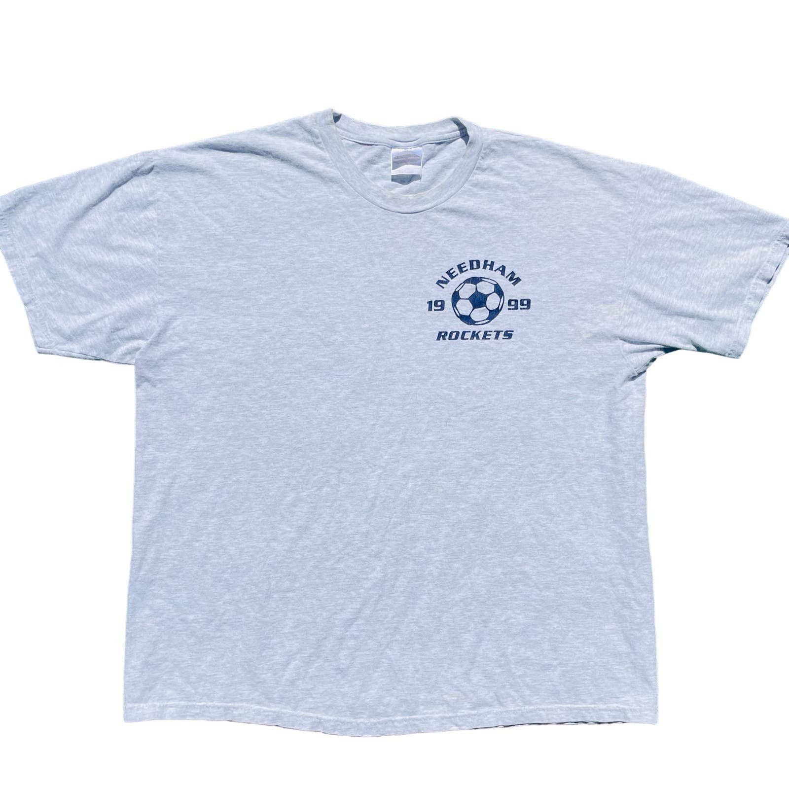 Hanes 1999 NEEDHAM ROCKETS SOCCER T-SHIRT IN WHITE | Grailed