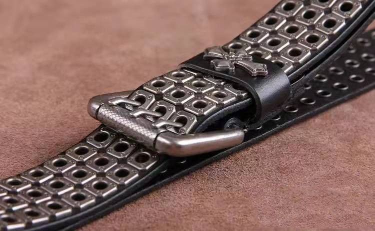 Genuine Leather 105cm Genuine Leather Square Studded Belt | Grailed