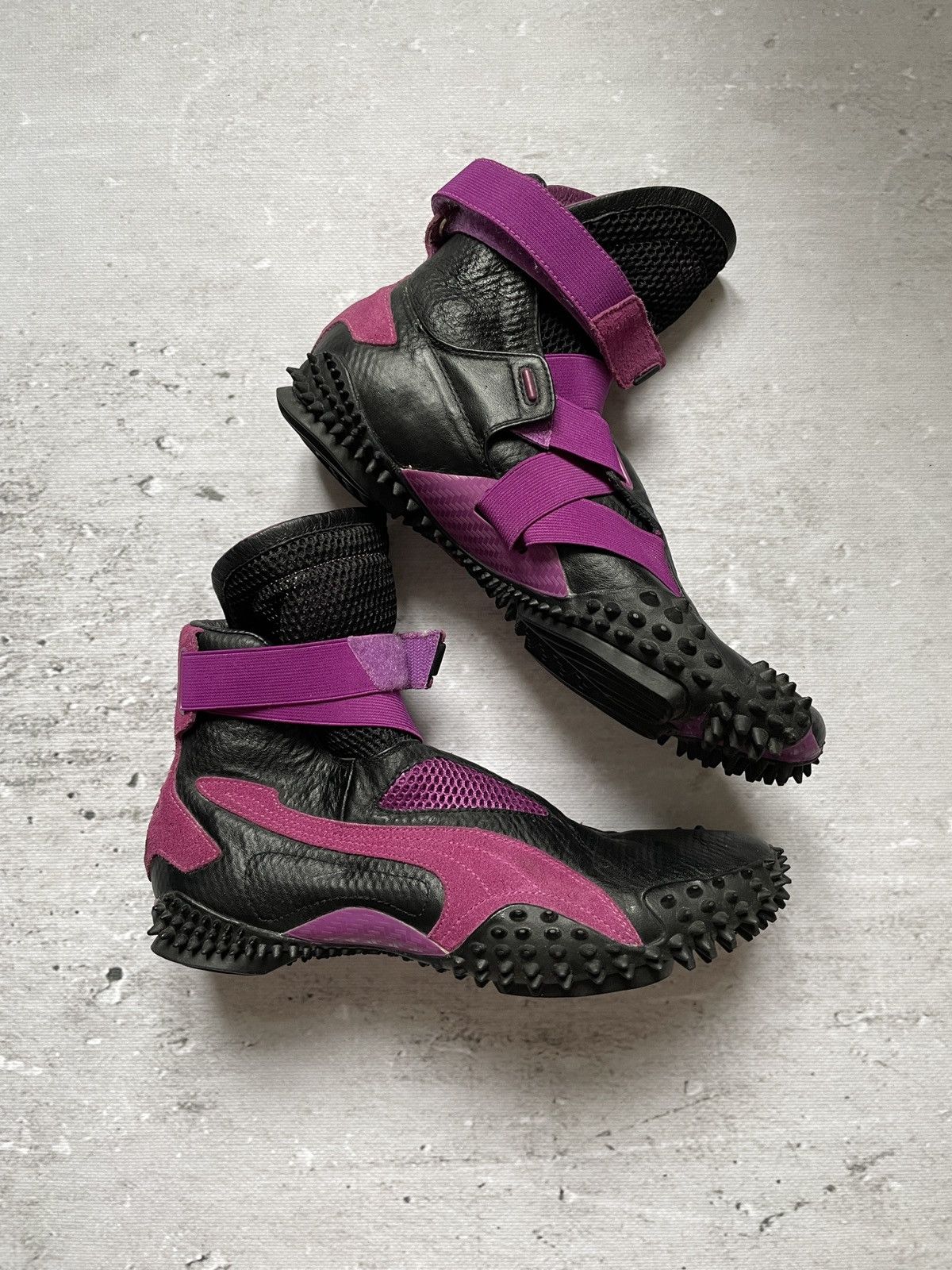Vintage Archive iconic Puma Mostro Mid Black Purple | Grailed
