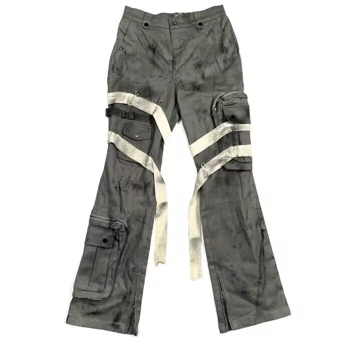 Japanese Brand Punk Rock Heavy Industrial Detachable Streamer Cargo ...