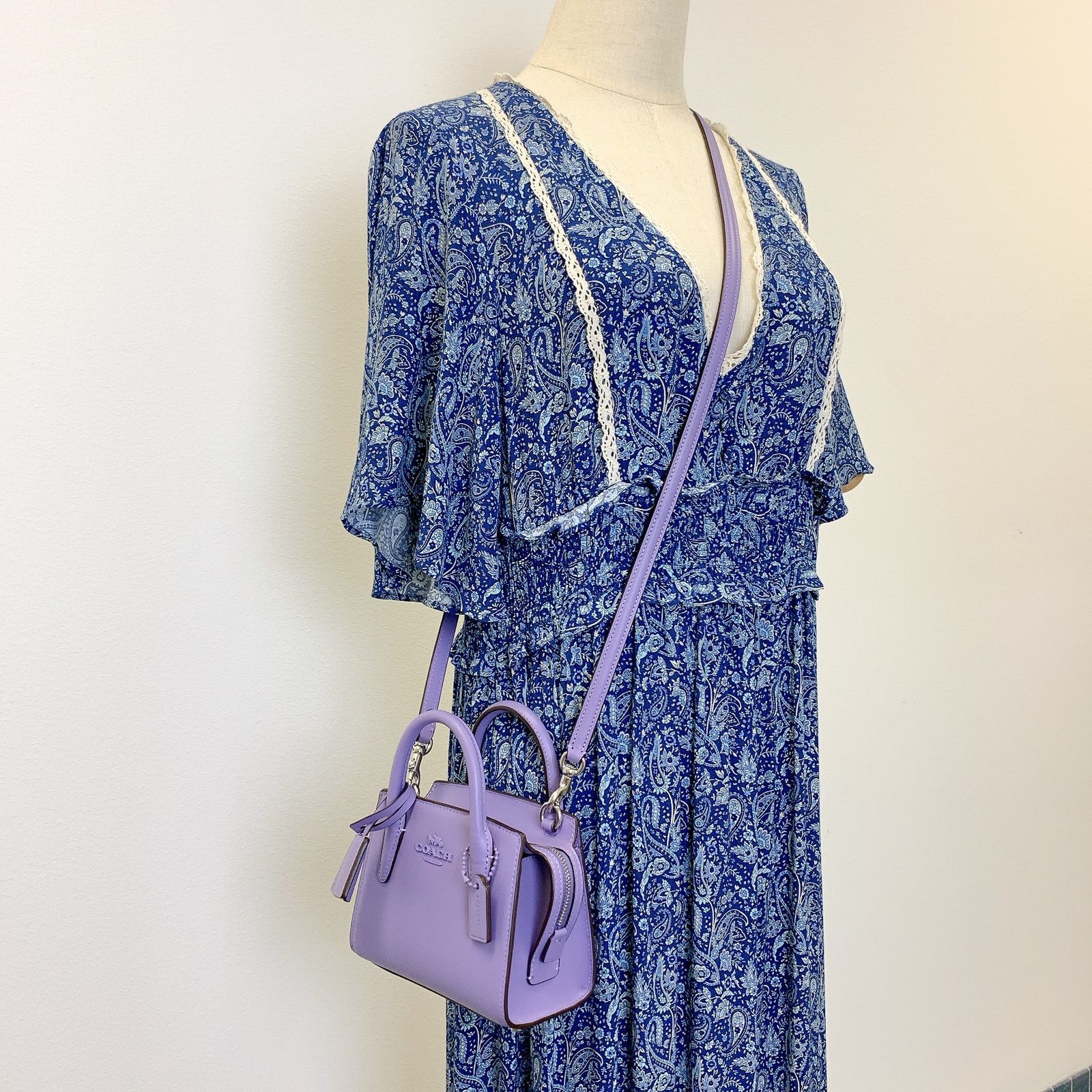 Coach Coach CO974 Andrea Mini Carryall IN LIGHT VIOLET | Grailed