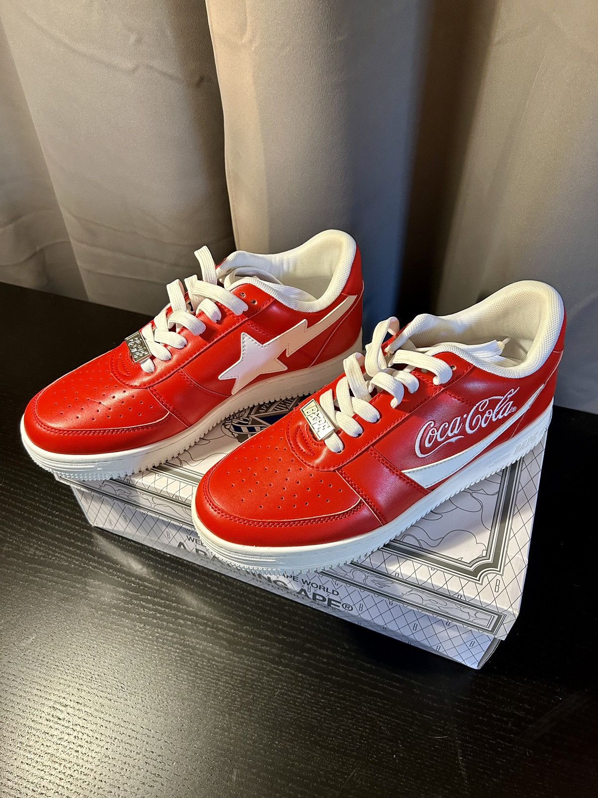 Bape Bape x Coca Cola Bapesta | Grailed