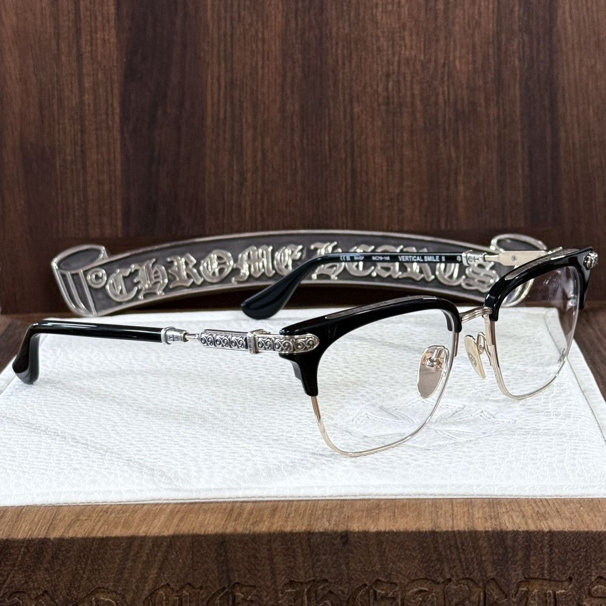 Chrome Hearts Chrome Hearts VERTICAL SMILE II Glasses | Grailed