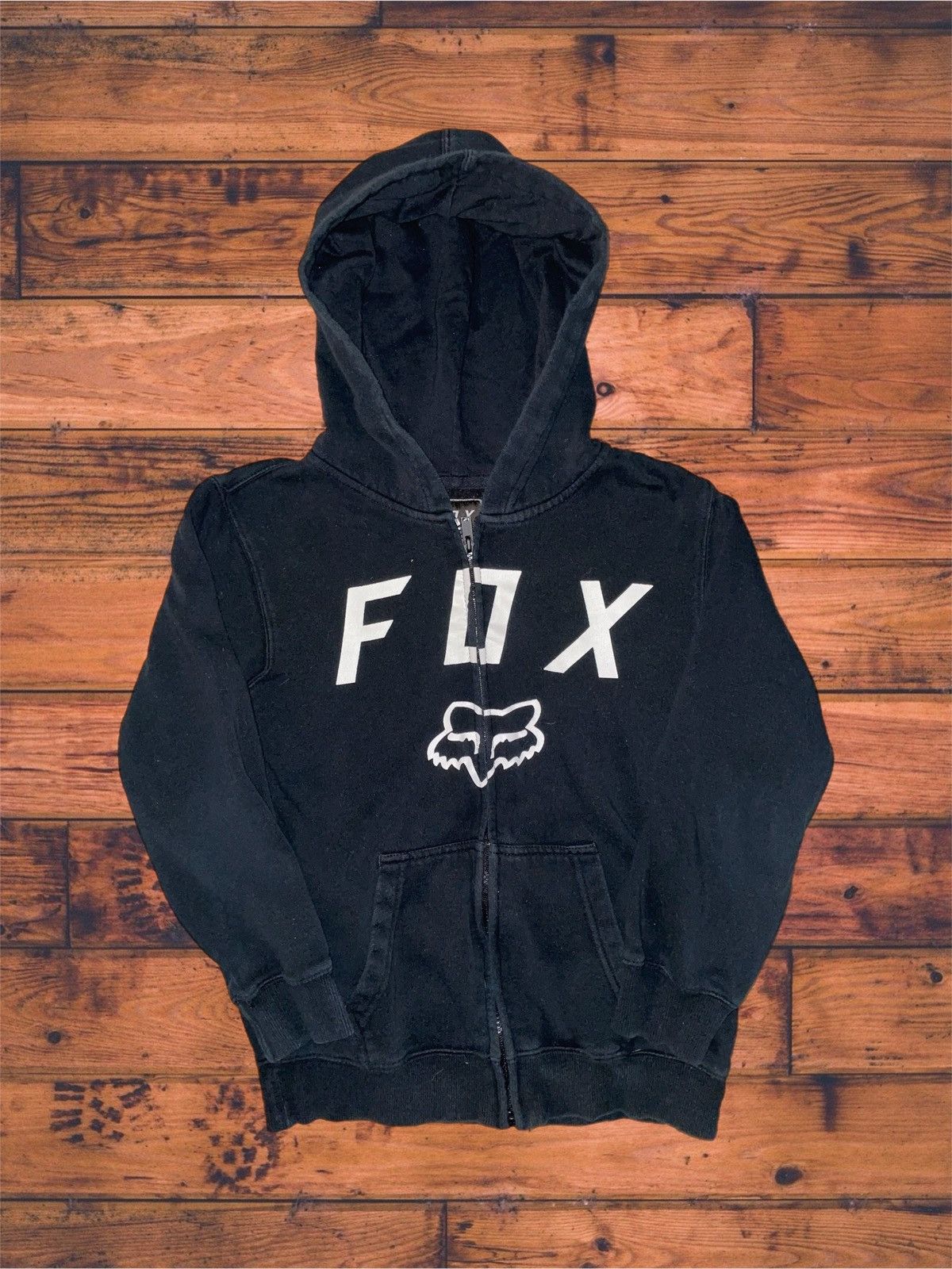 Vintage Y2K Fox Racing Zip Up Hoodie | Grailed