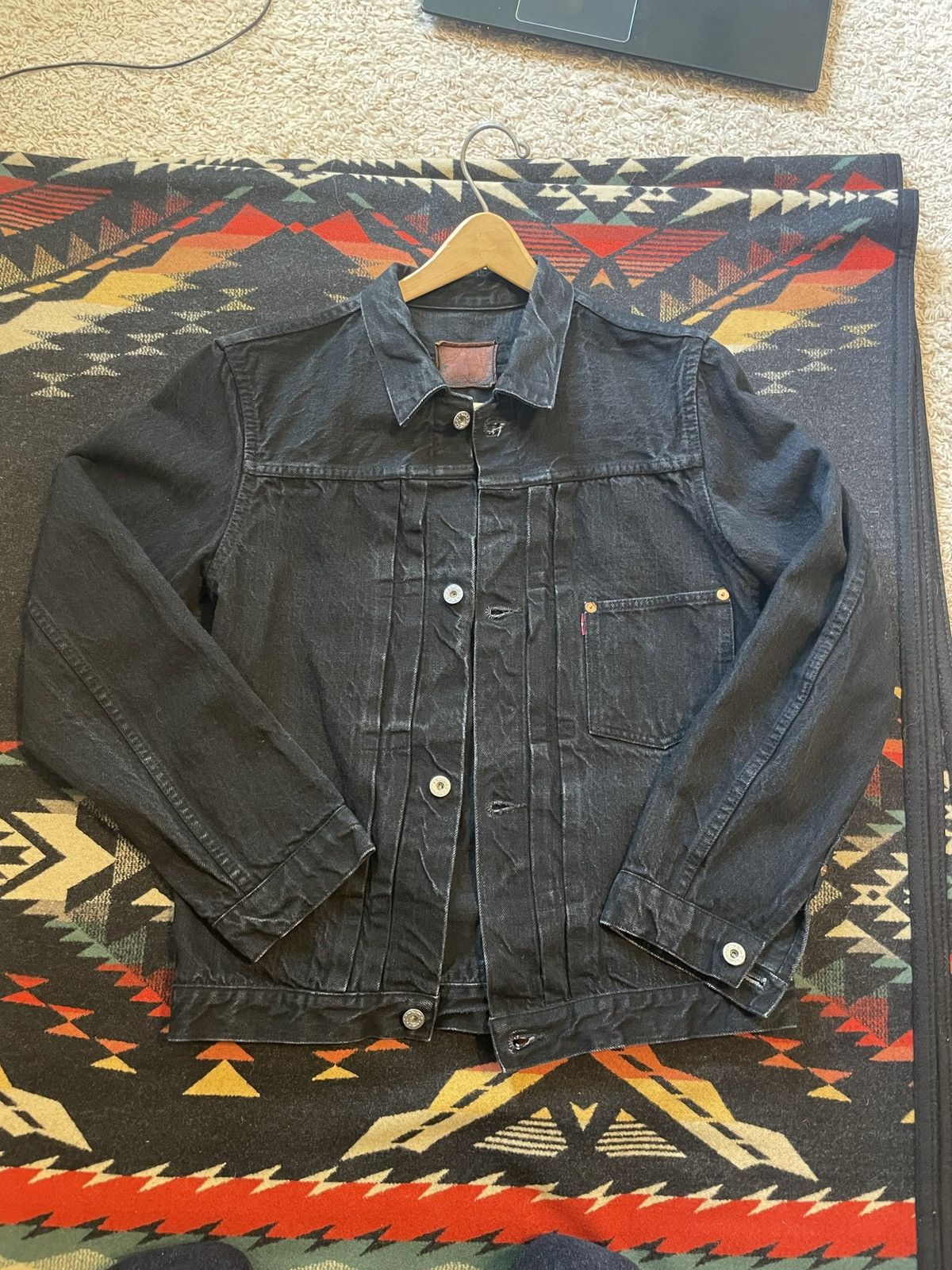 TCB Jeans Black TCB s40s type 1 denim jacket | Grailed