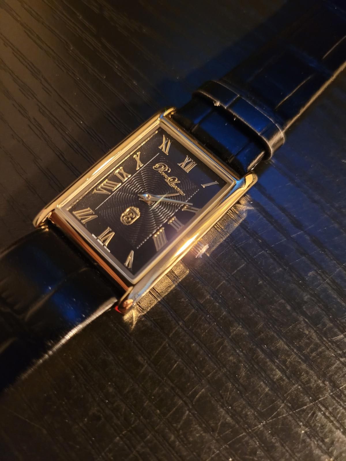 Designer NEW Pierre Lucerne SQ Tank Quartz Men's Watch GORGEOUS | Grailed