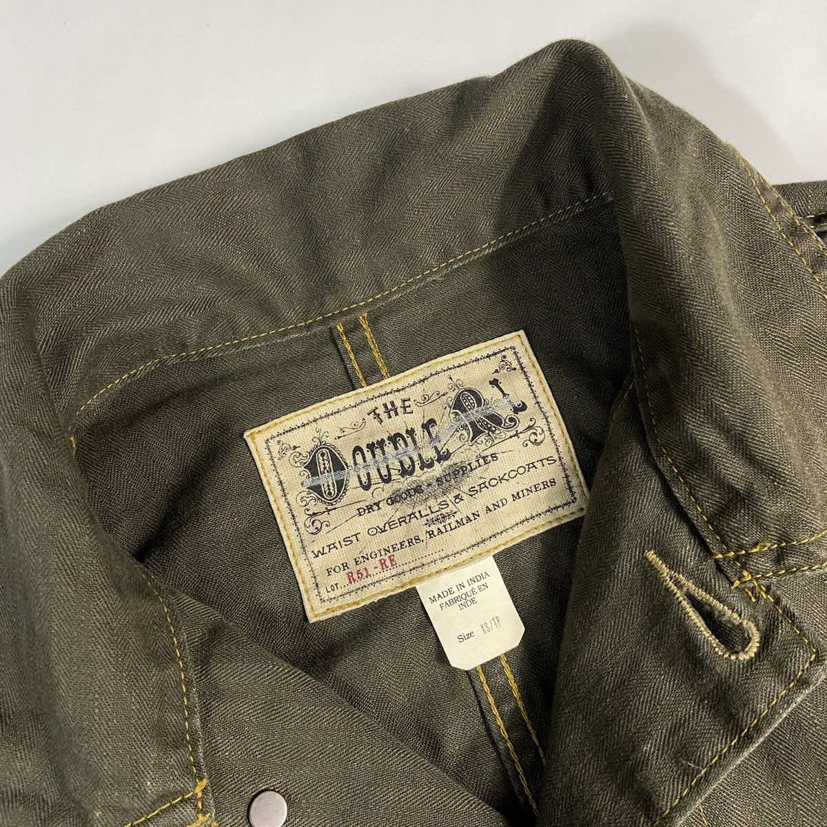 RRL Ralph Lauren RRL RALPH LAUREN DOUBLE RL - Herringbone Chore Jacket ...