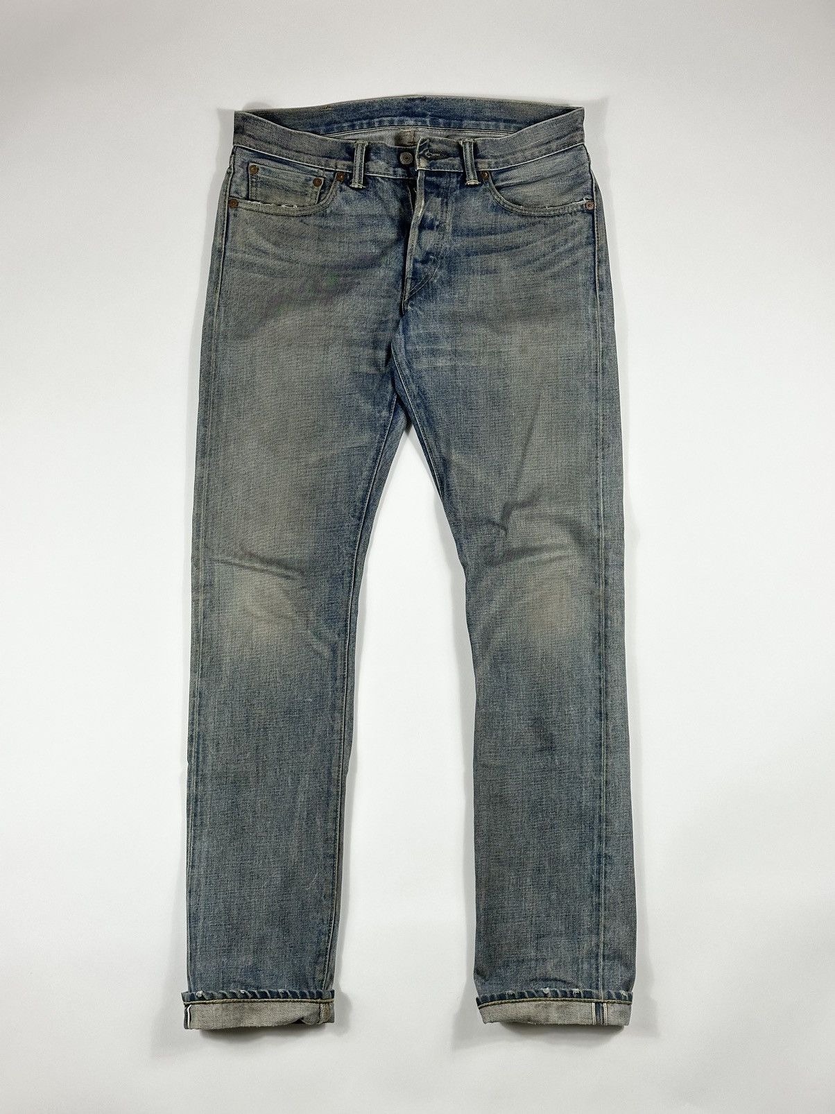 RRL Ralph Lauren RRL Beautifully Aged Selvedge Slim Fit Denim cir 2007 ...