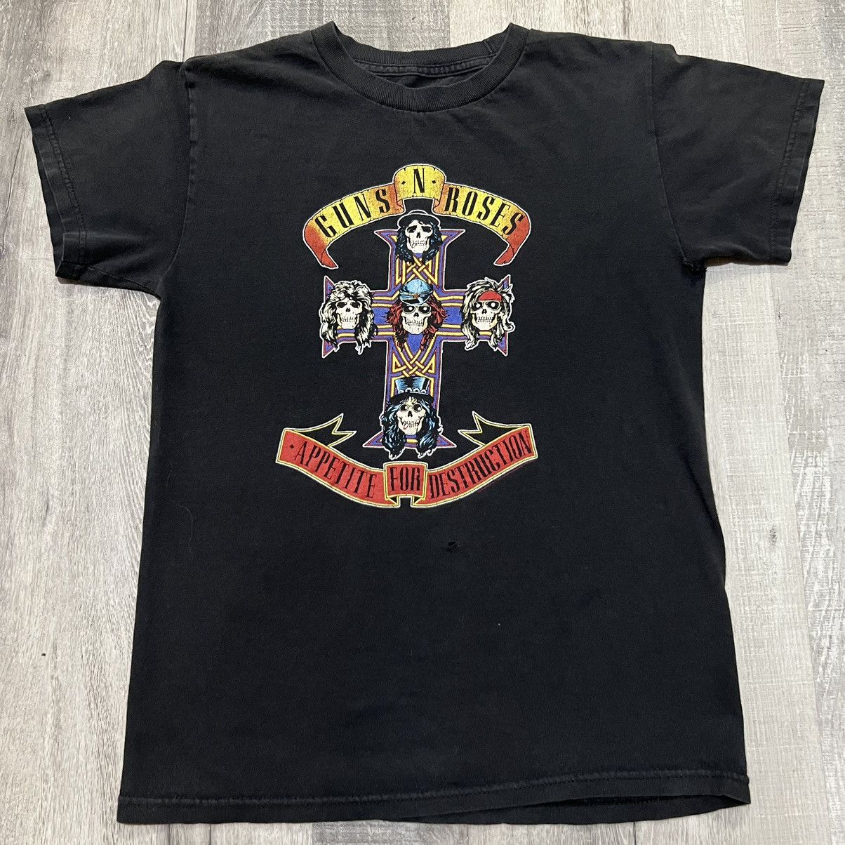 Band Tees × Vintage Guns N Roses Appetite For Destruction Y2K Black ...
