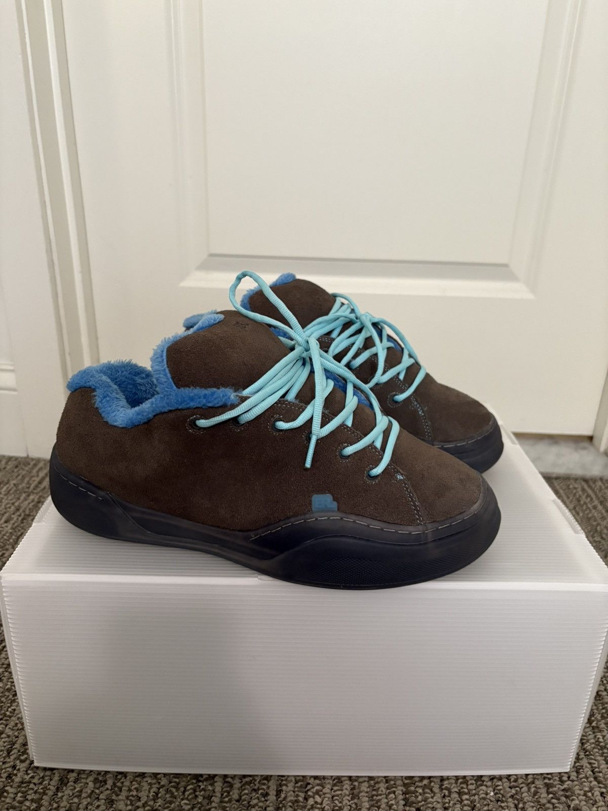 ERL ERL Vamp Sneakers in Electric Grey | Grailed