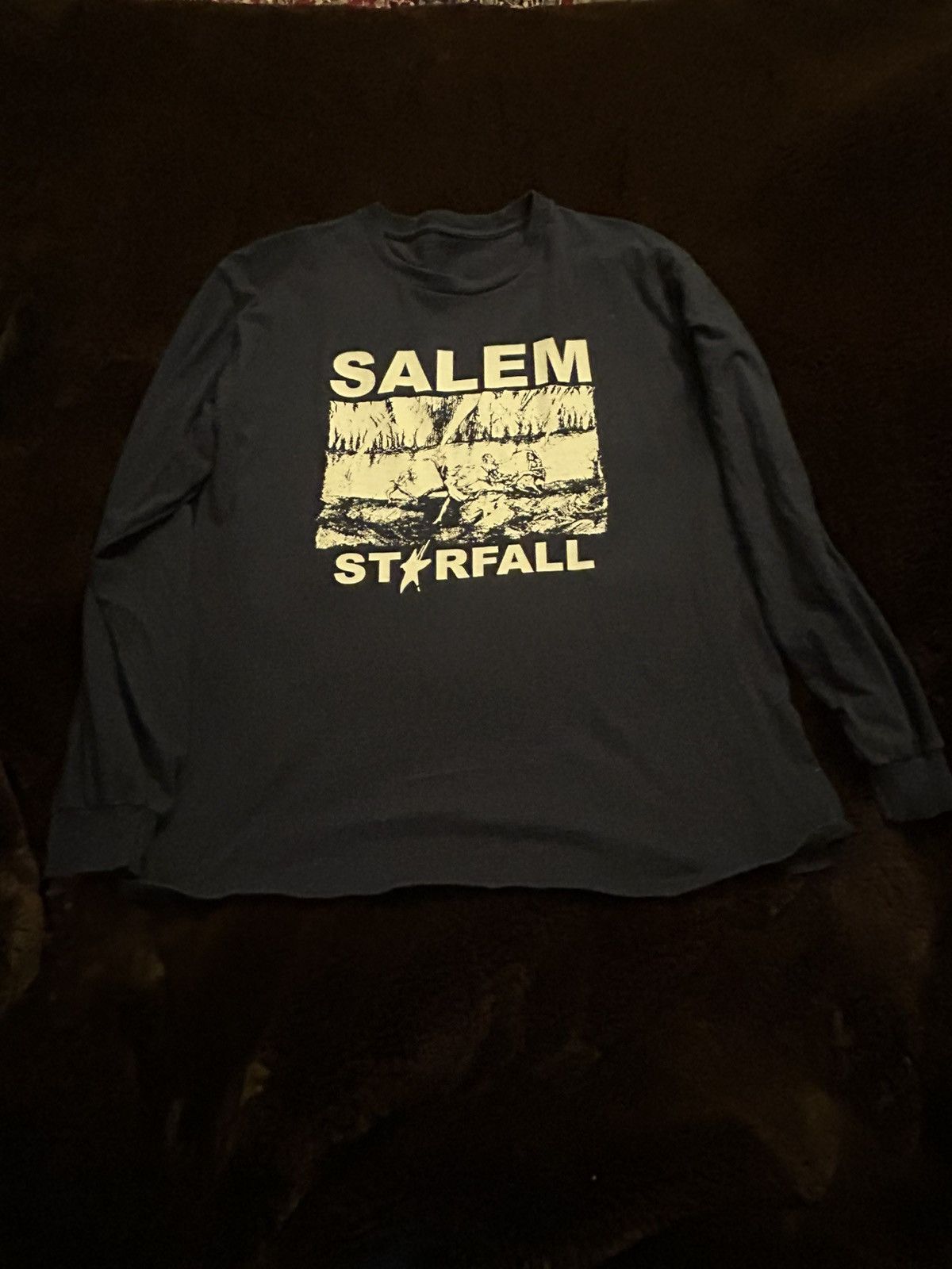 Drain Gang × Haunted Mound × S4LEM Salem “Starfall” Longsleeve T-shirt ...