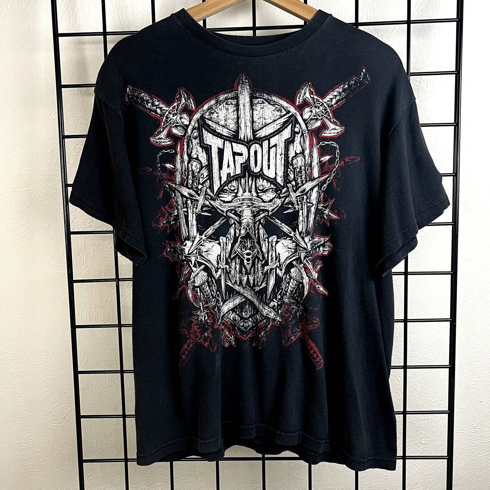 Tapout Y2k Skull Tapout Shirt |Grunge | Grailed