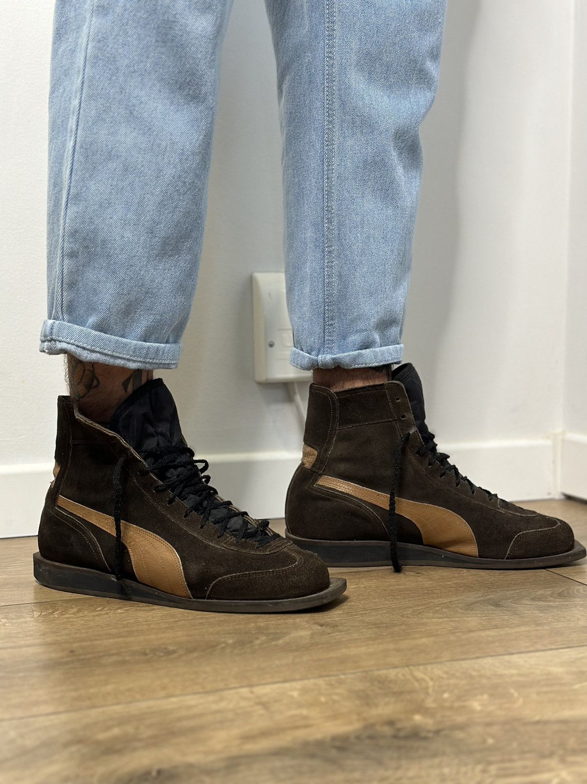 Vintage Puma 70s vintage Ex Weltmeister boot shoes very rare leather ...