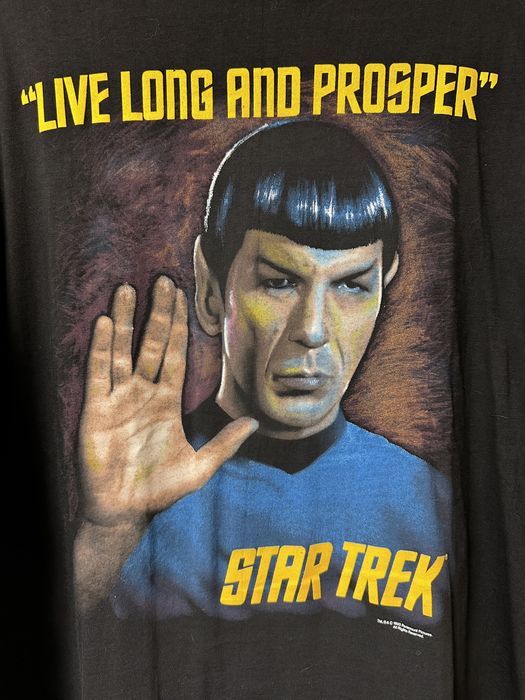 Vintage Vintage 1993 Star Trek “Live Long & Prosper Spock” Tee | Grailed