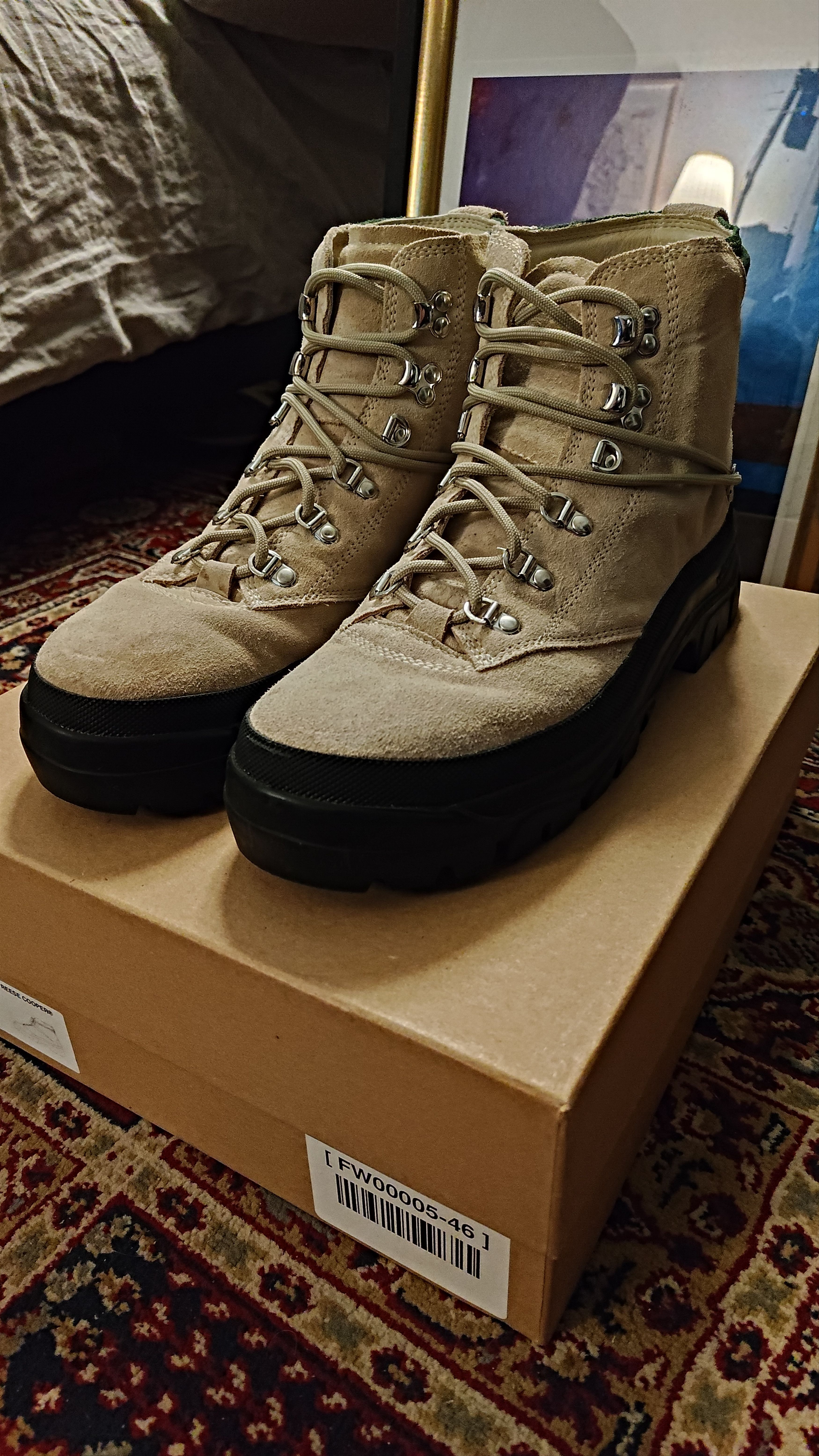 Reese Cooper Reese Cooper Wilson Beige Suede Boot | Grailed