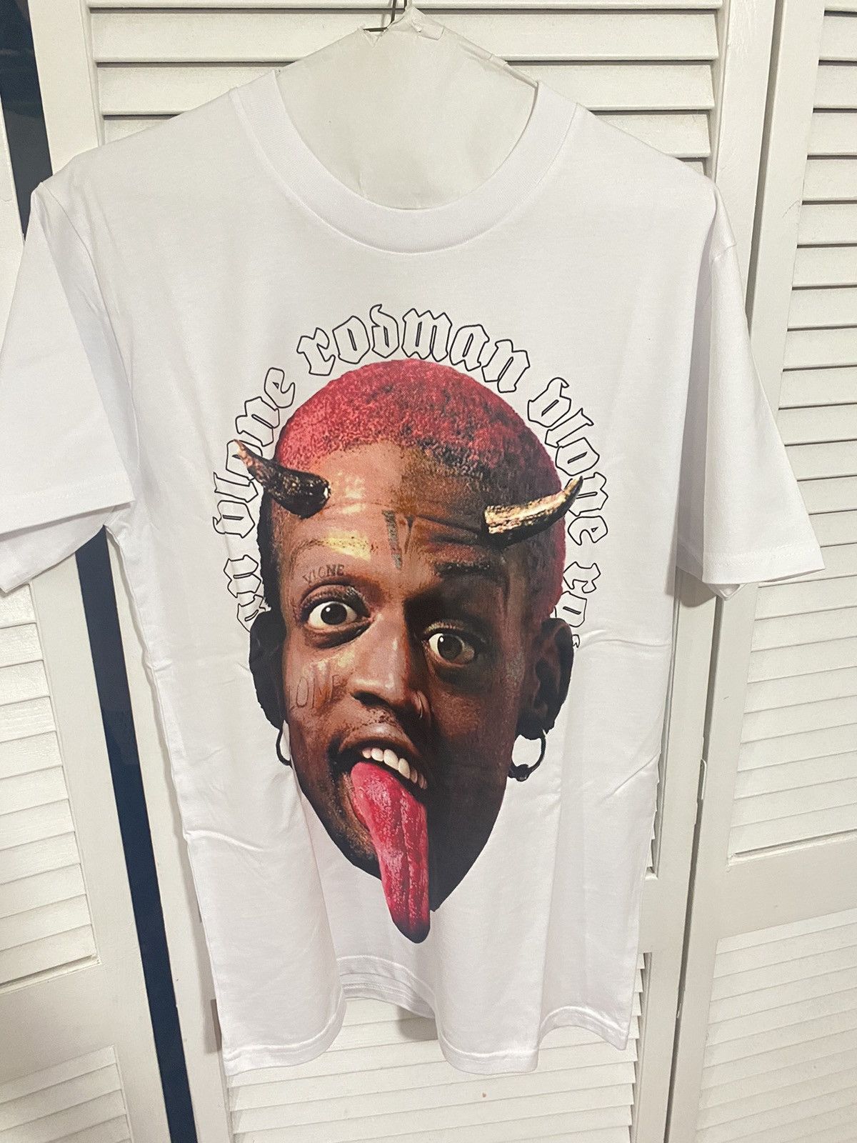Vlone Vlone Rodman Devil T-shirt | Grailed