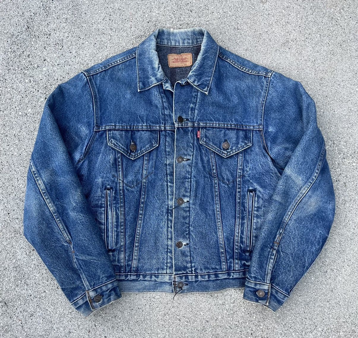 Levi's × Levi's Vintage Clothing × Vintage Vintage Levi’s Denim Blanket Lined Jacket Trucker ...