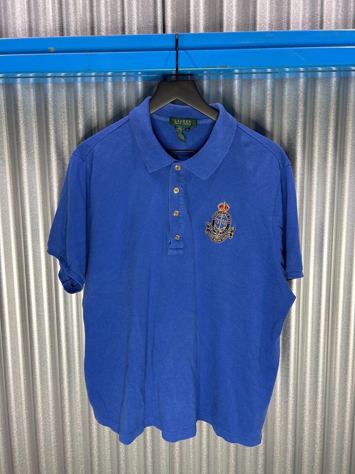 Designer Ralph Lauren Heart Emblem Embroidered Polo Shirt | Grailed