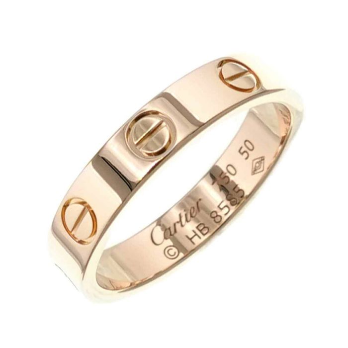 Cartier Cartier Mini Love #50 Ring K18 PG Pink Gold 750 | Grailed