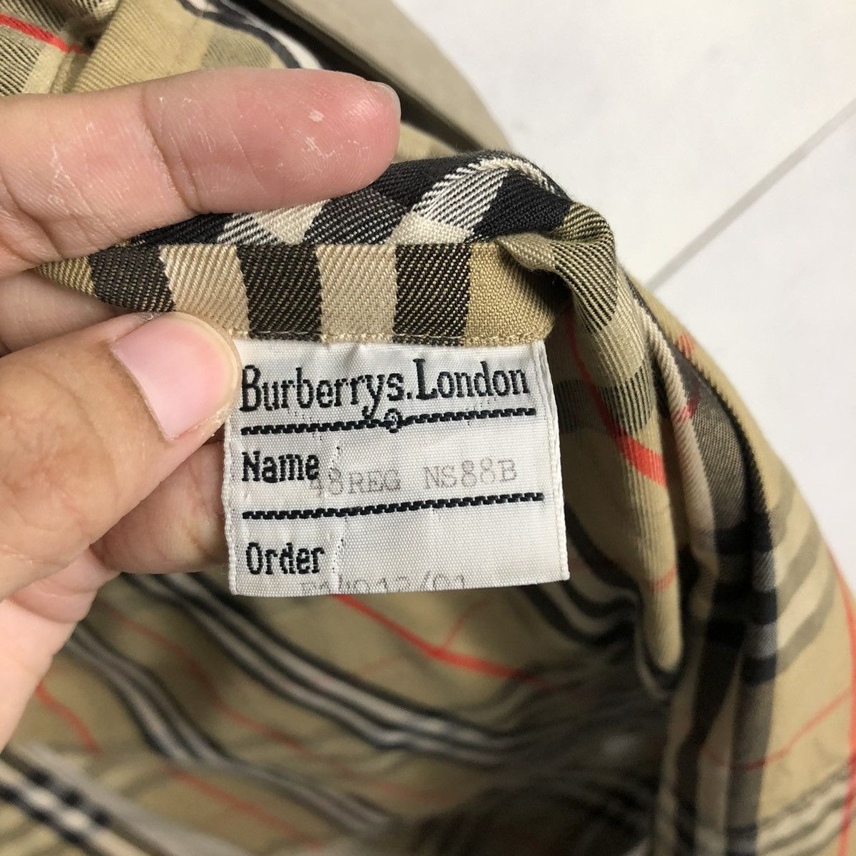 Burberry 🔥VINTAGE BURBERRYS MADE IN ENGLAND LONG JACKET NOVA CHECK ...