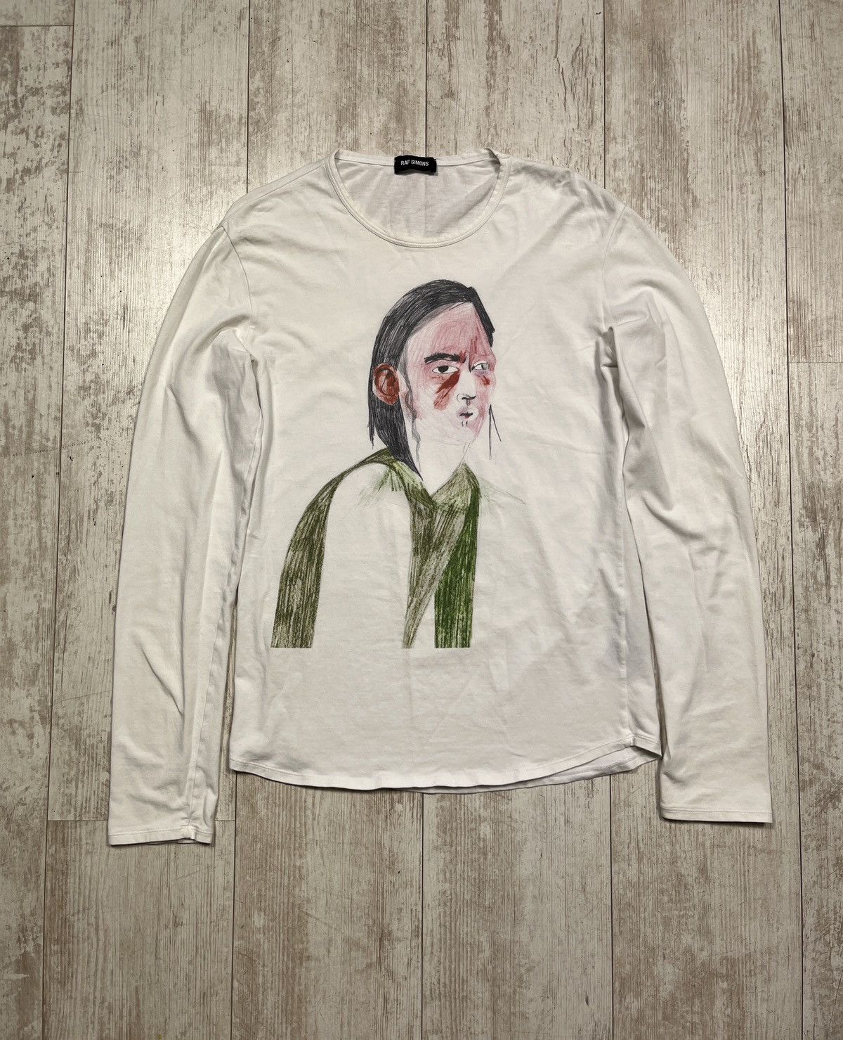 Raf Simons Brian Calvin 'Boy' longsleeve | Grailed