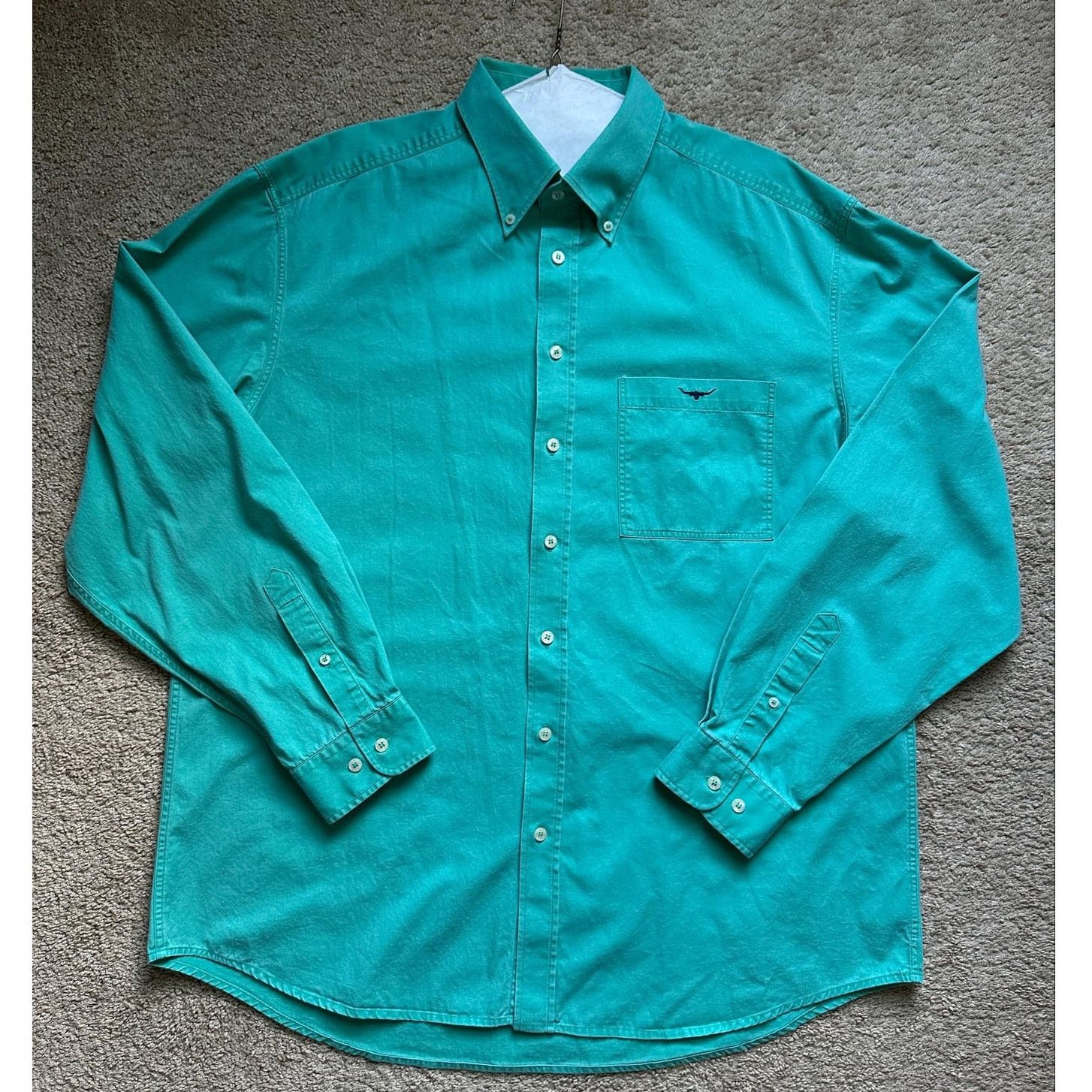 R.M. Williams R.M Williams Regular Fit Button-Down Shirt Green Men XXL ...