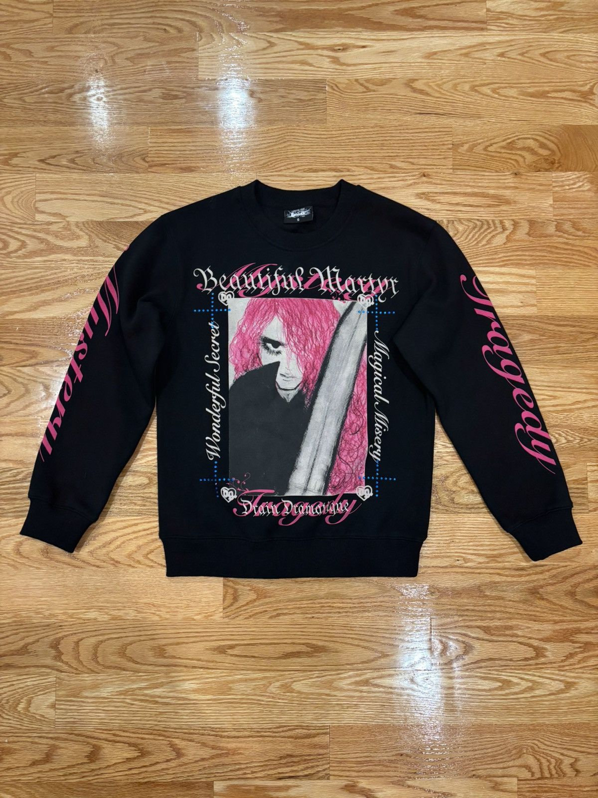 Drain Gang Bladee MARTYR TOUR crewneck (sword) | Grailed