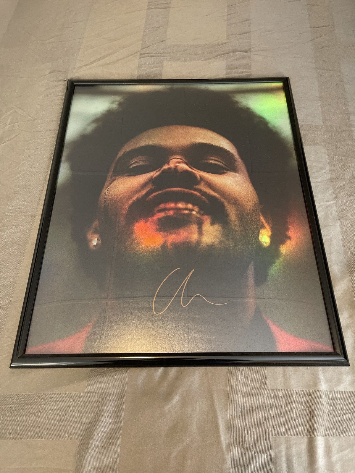 The Weeknd × XO The Weeknd After Hours Autographed Poster | Grailed