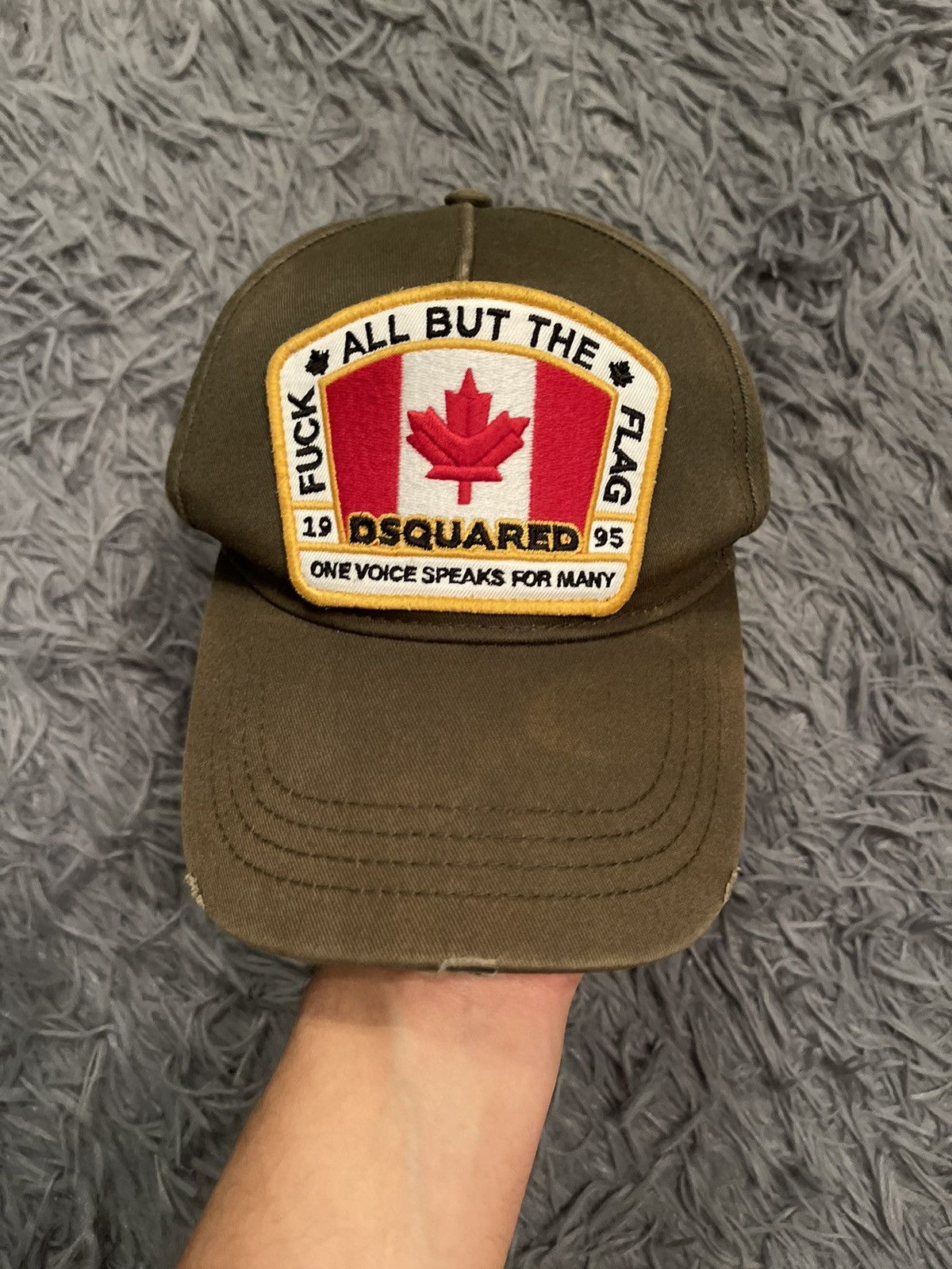 Avant Garde × Dsquared2 × Streetwear 🇨🇦 Dsquared2 distressed logo cap | Grailed