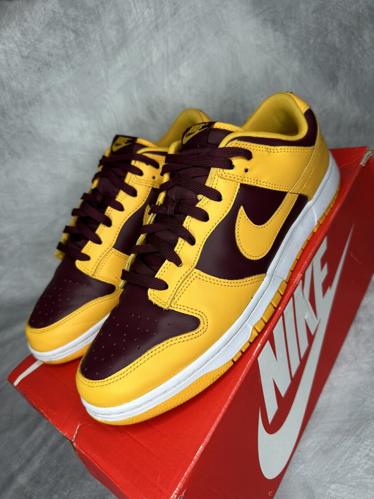 Nike × Streetwear × Vintage Nike Dunk Low Retro Arizona State Yellow ...