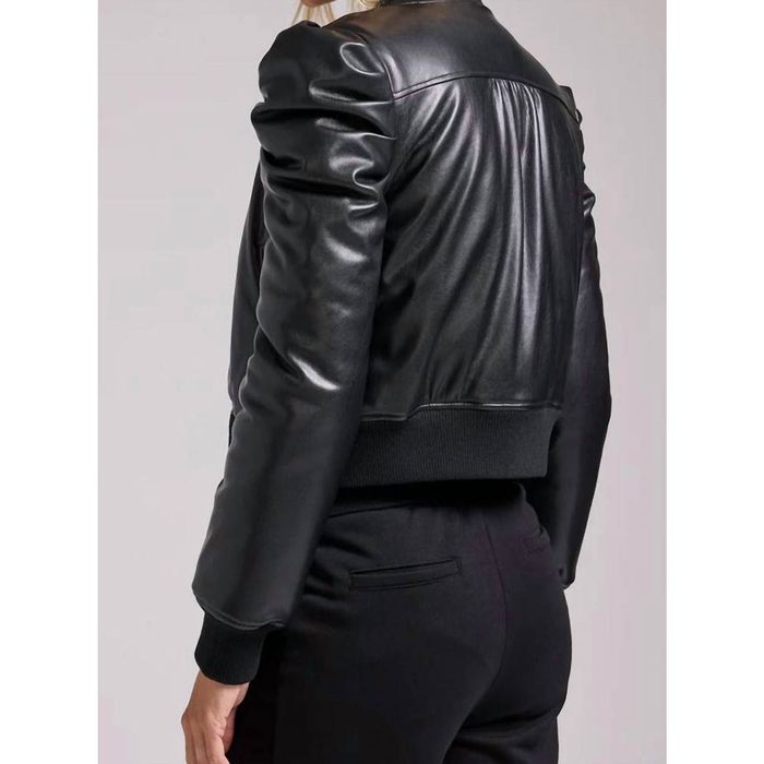 Generation Love GENERATION LOVE Reese Leather Puffer In Black | Grailed