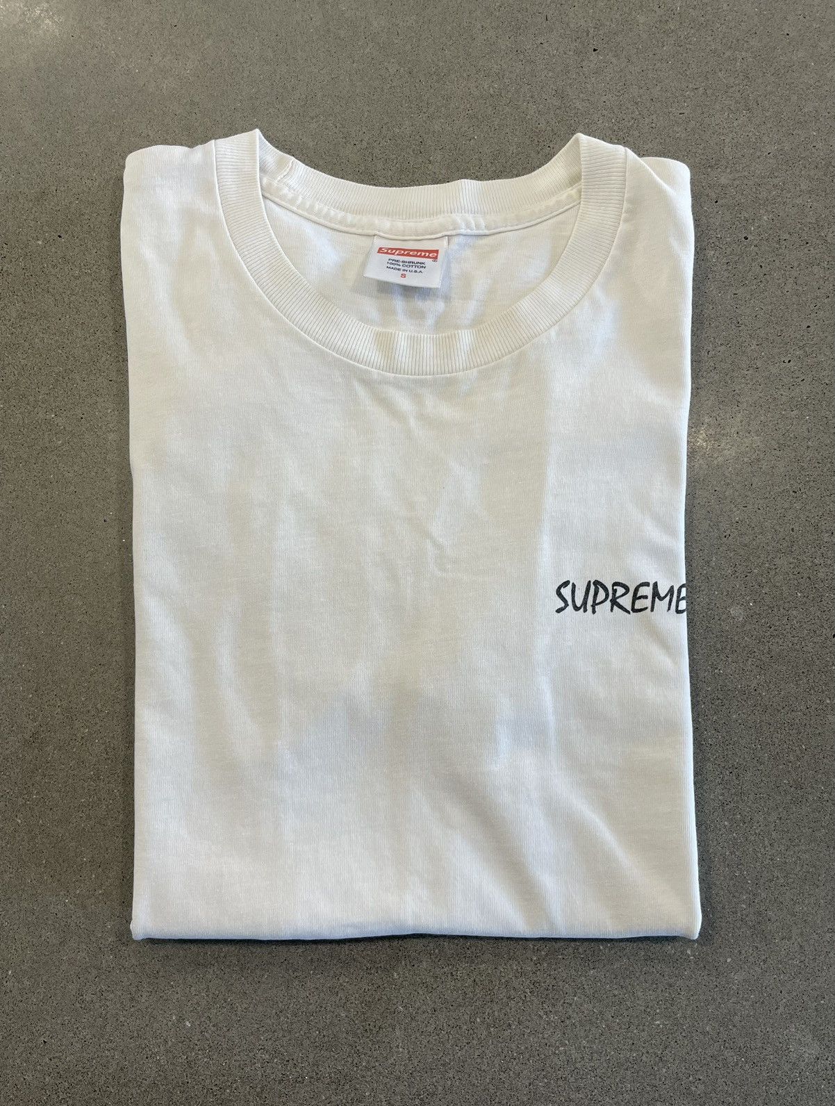 Supreme RARE: F/W 2014 Supreme Stallion L/S Tee "White" | Grailed