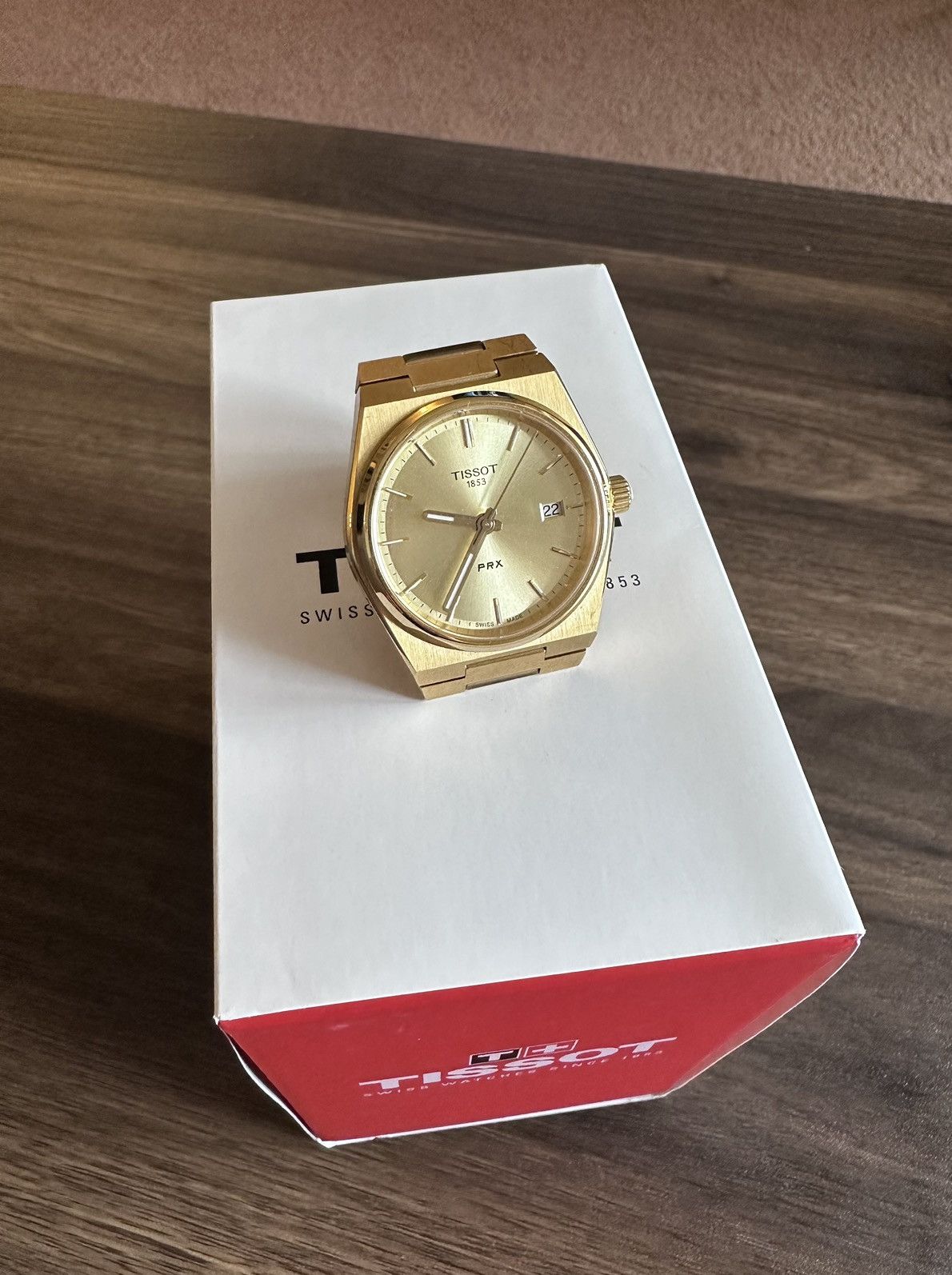 Tissot Tissot PRX 35mm yellow gold | Grailed