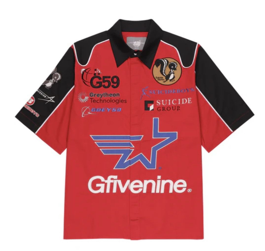 G59 Records G59 [REDACTED] SS RACING SHIRT (RED) XL | Grailed