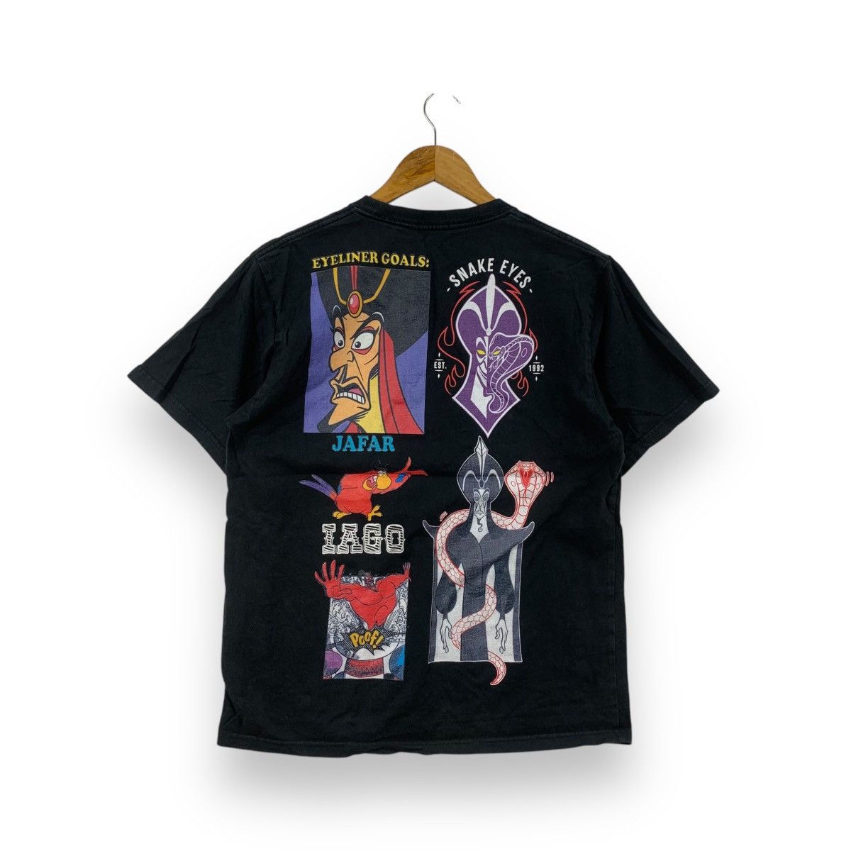 Disney ALADDIN JAFAR VILLAIN Lago Snake Eyes Movie Tee Shirt | Grailed