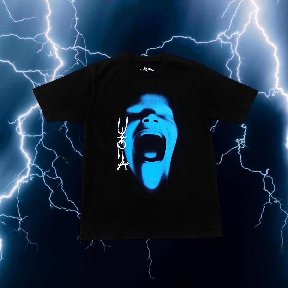 Travis Scott Travis Scott Utopia IV Face Tee | Grailed